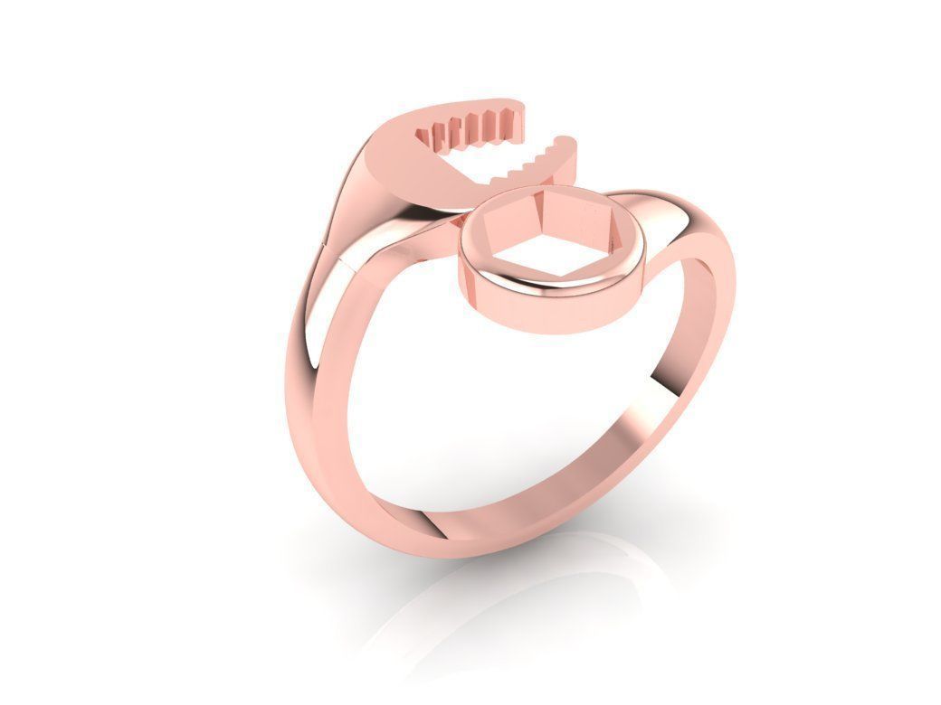Mechanic Ring 3D model 3D printable | CGTrader