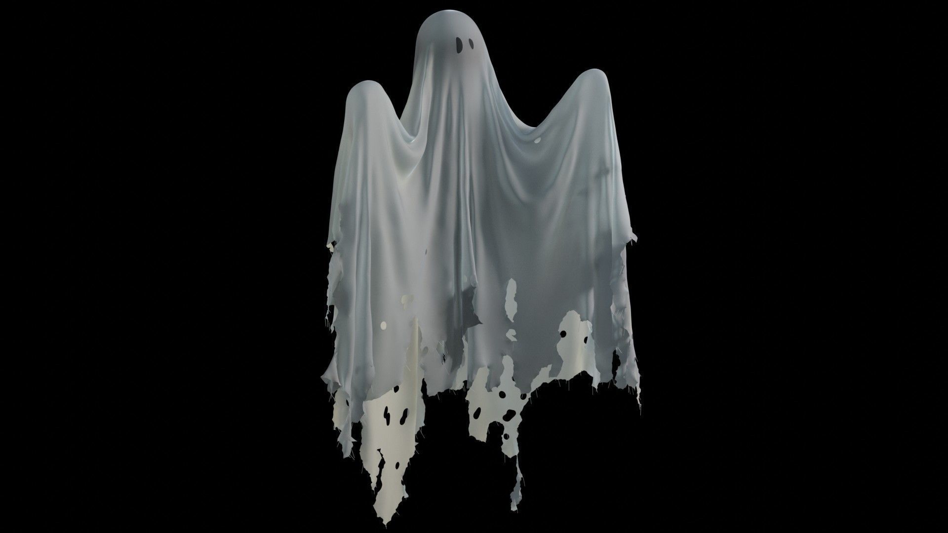 High Poly Ghost Model 2 3D model | CGTrader