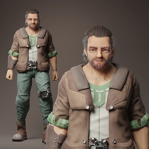 Vander from arcane Fanart free VR / AR / low-poly 3D model | CGTrader