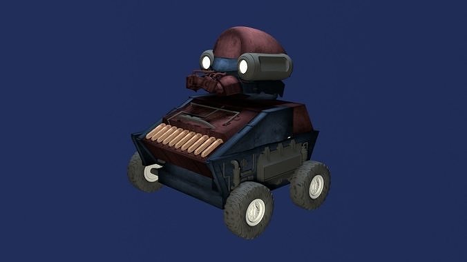 3D model Planetary Rover VR / AR / low-poly | CGTrader