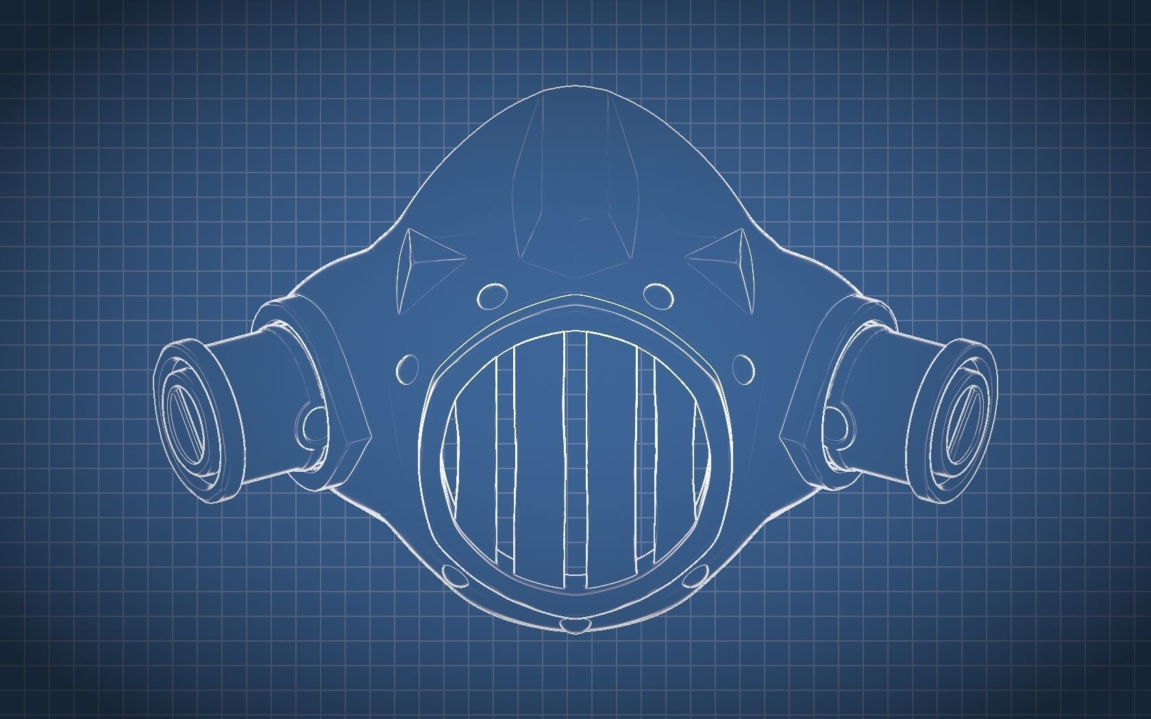 Enforcer Mask Arcane 3D model 3D printable | CGTrader