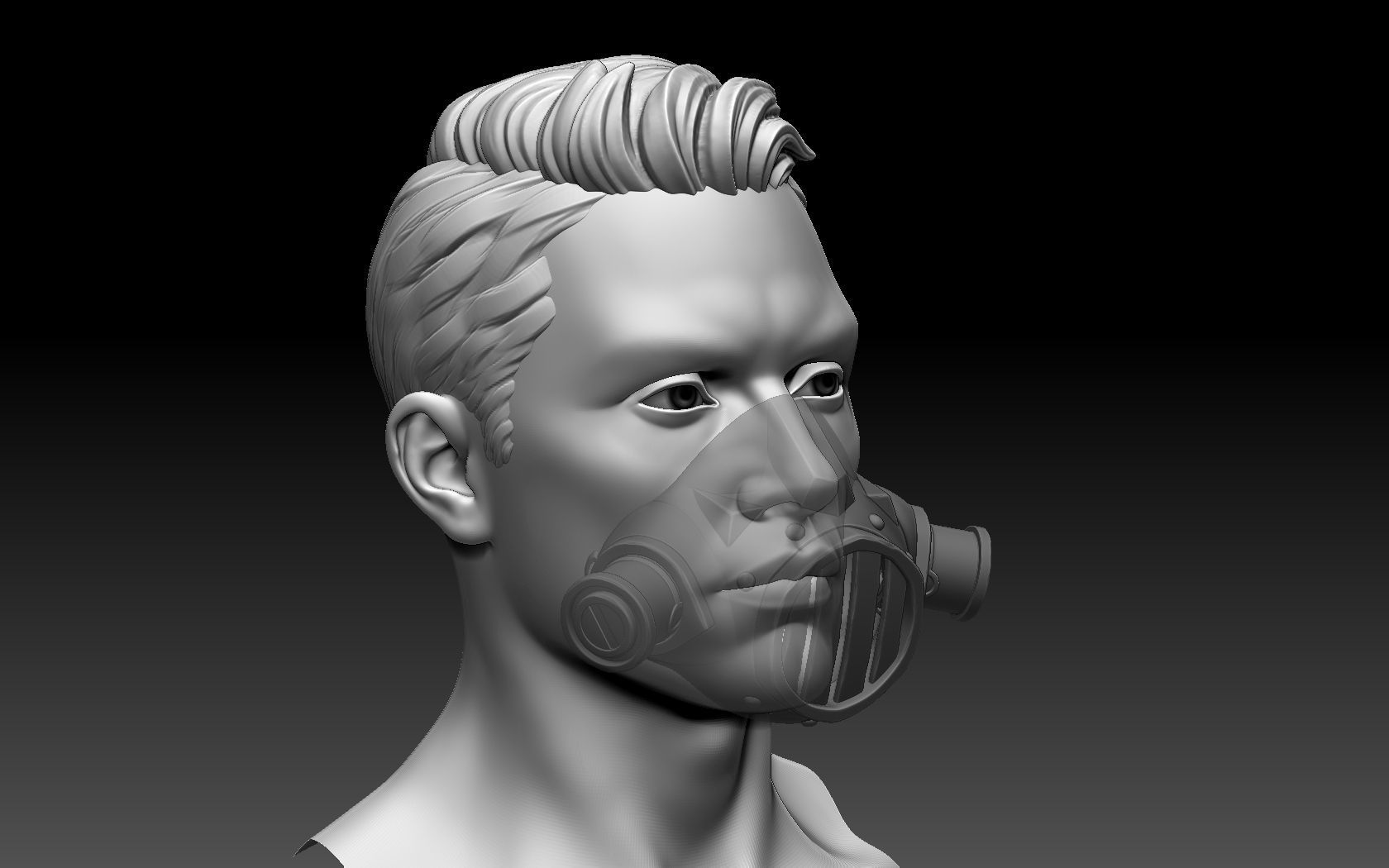 Enforcer Mask Arcane 3D model 3D printable | CGTrader