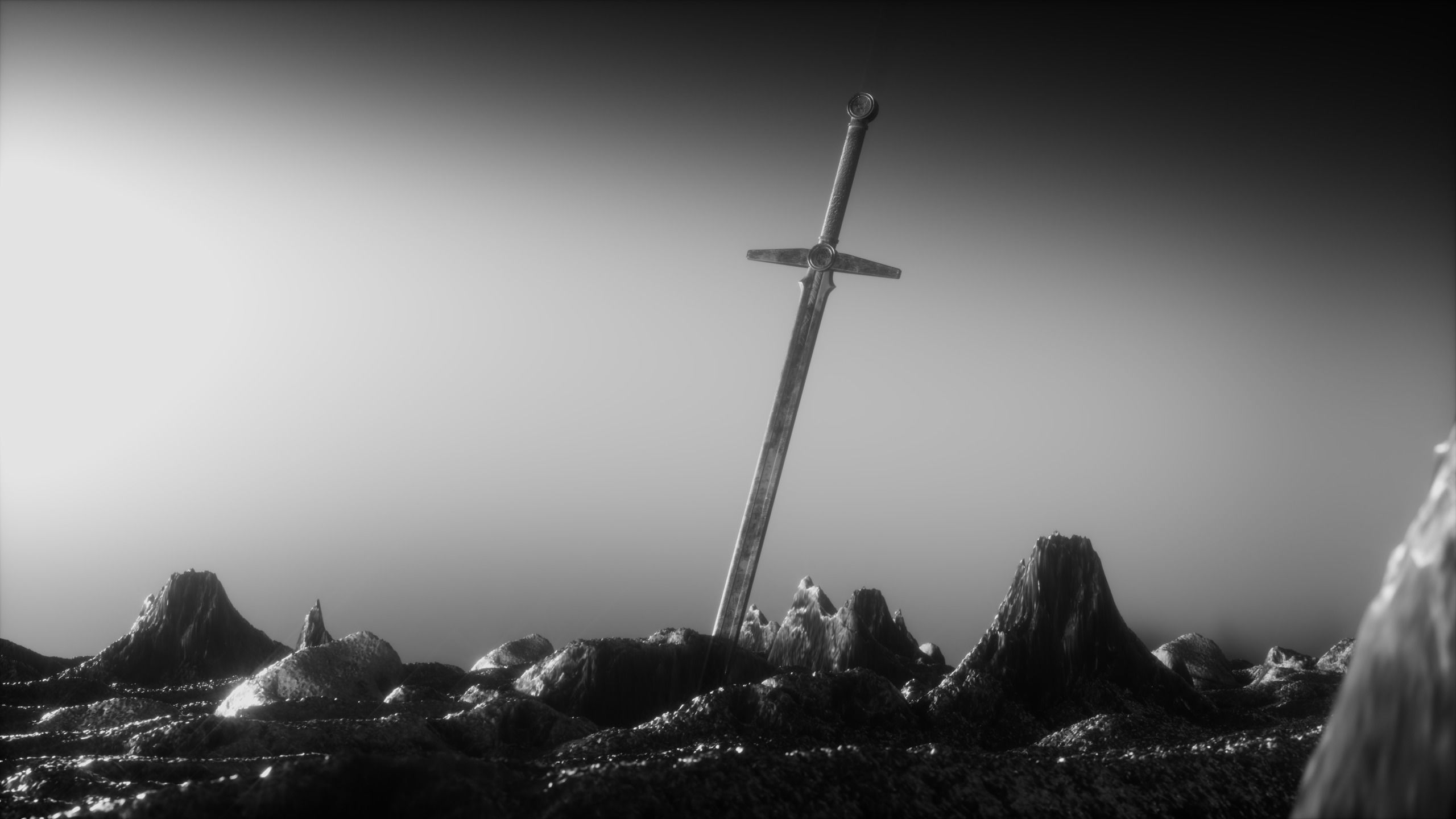 necro sword 3D model | CGTrader