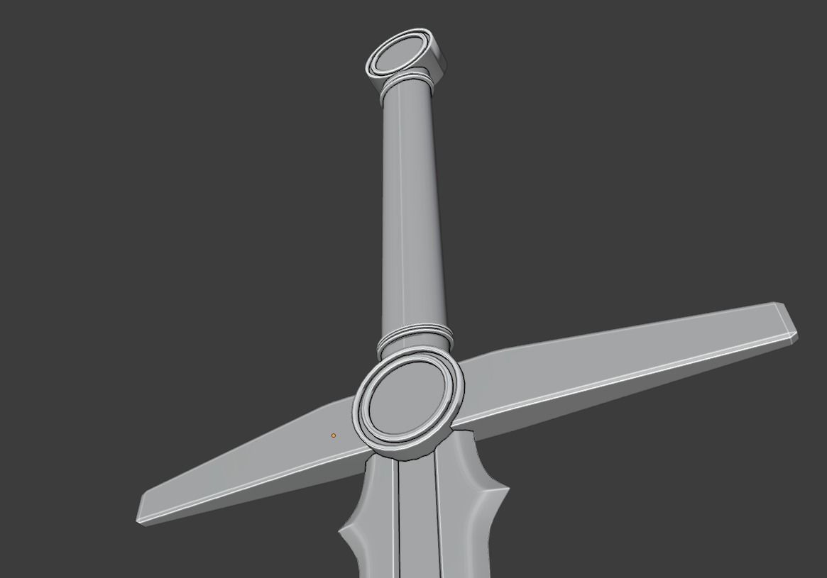 necro sword 3D model | CGTrader