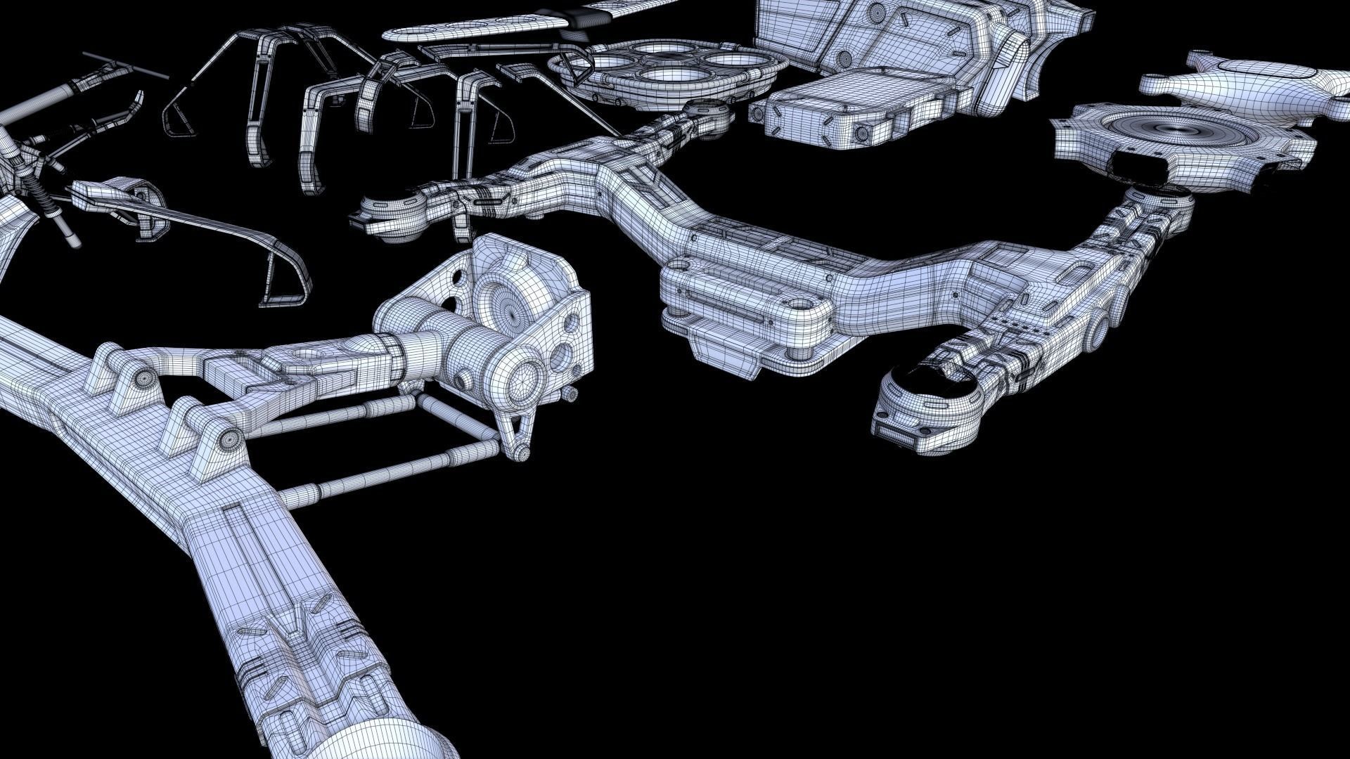 Drone Kitbash3d 3D model | CGTrader