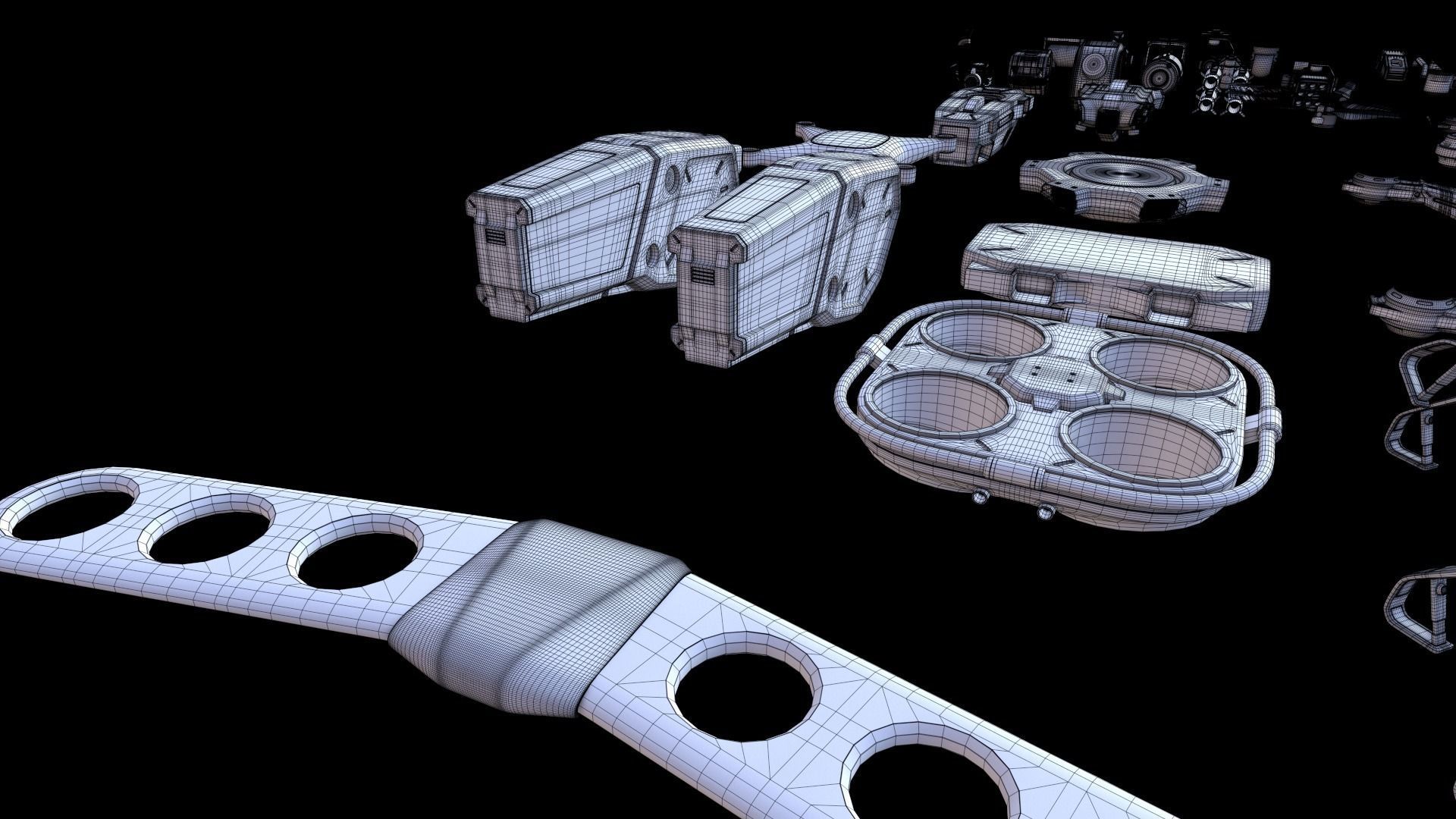 Drone Kitbash3d 3D model | CGTrader