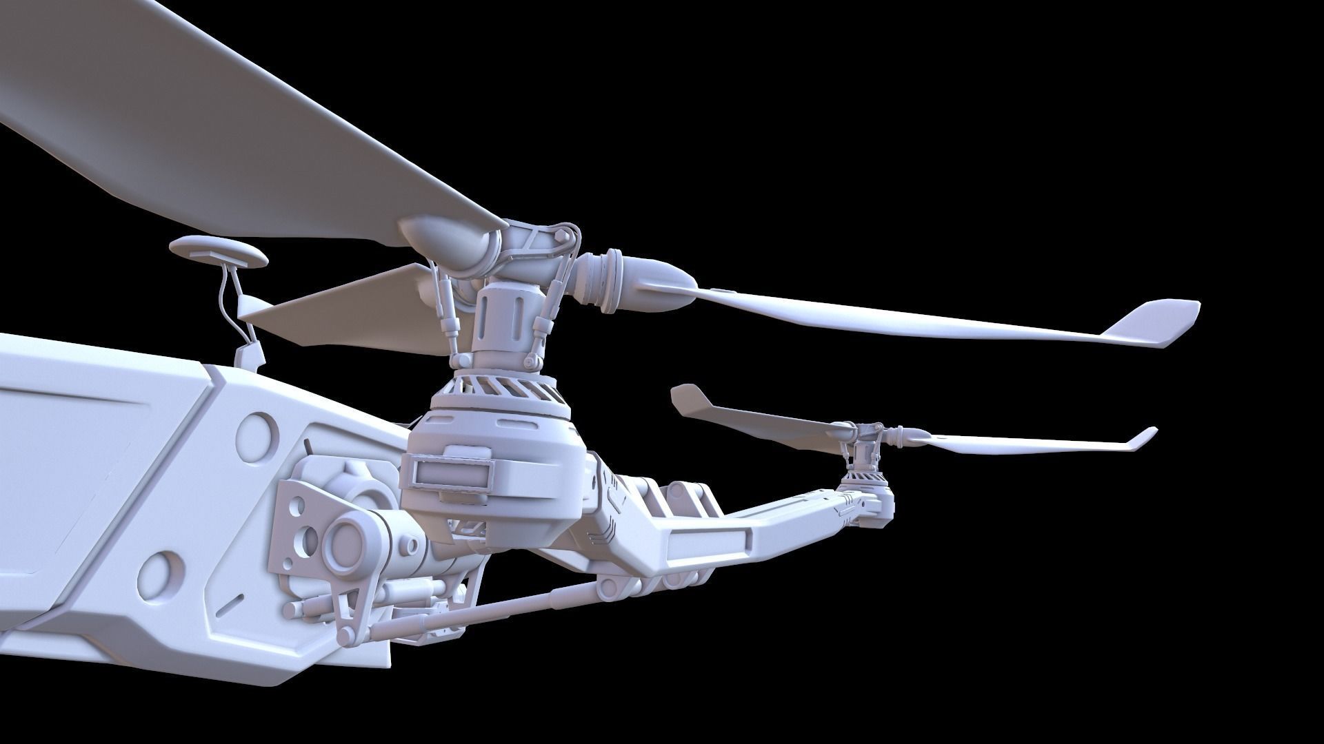 Drone Kitbash3d 3D model | CGTrader