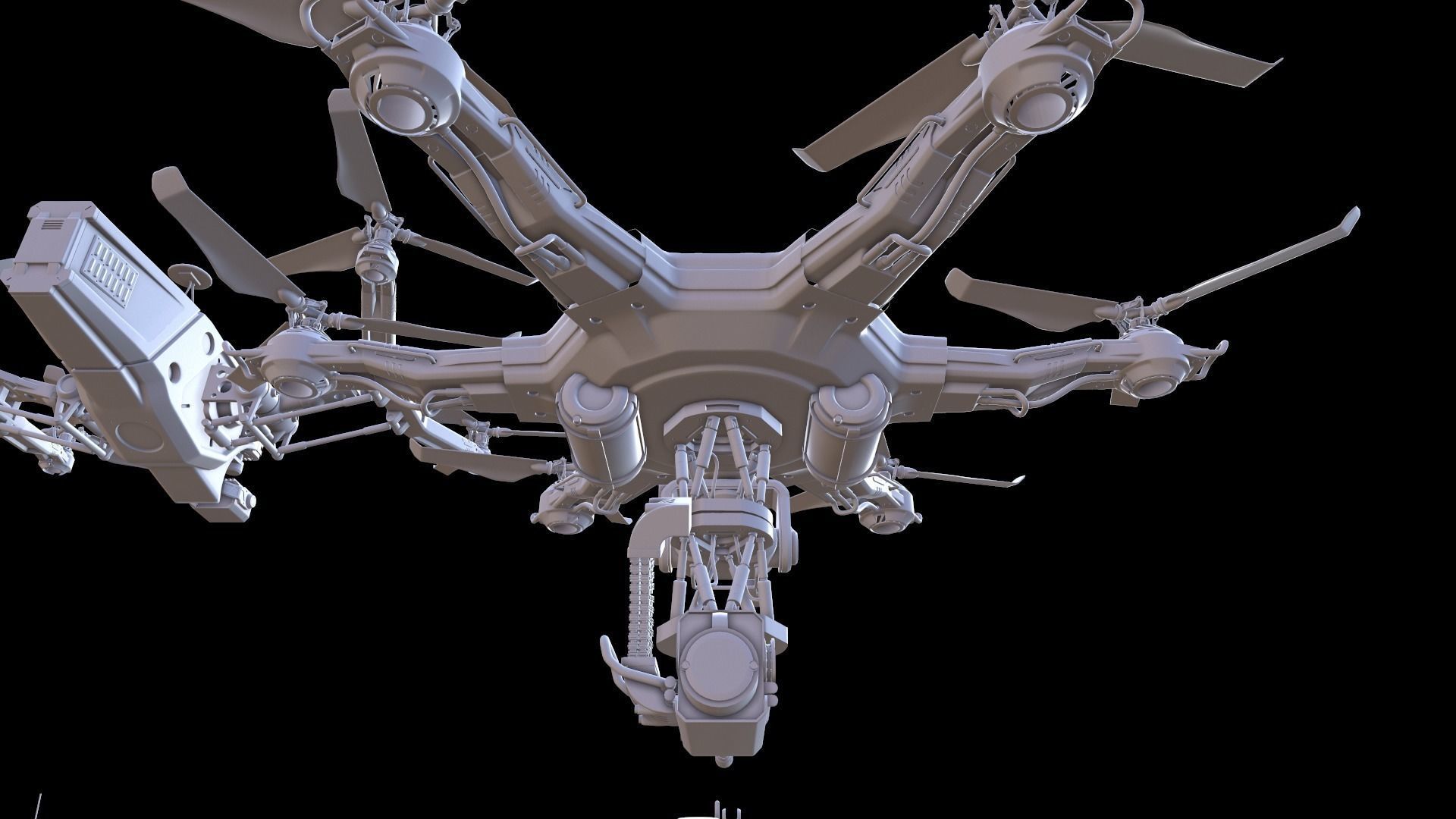 Drone Kitbash3d 3D model | CGTrader
