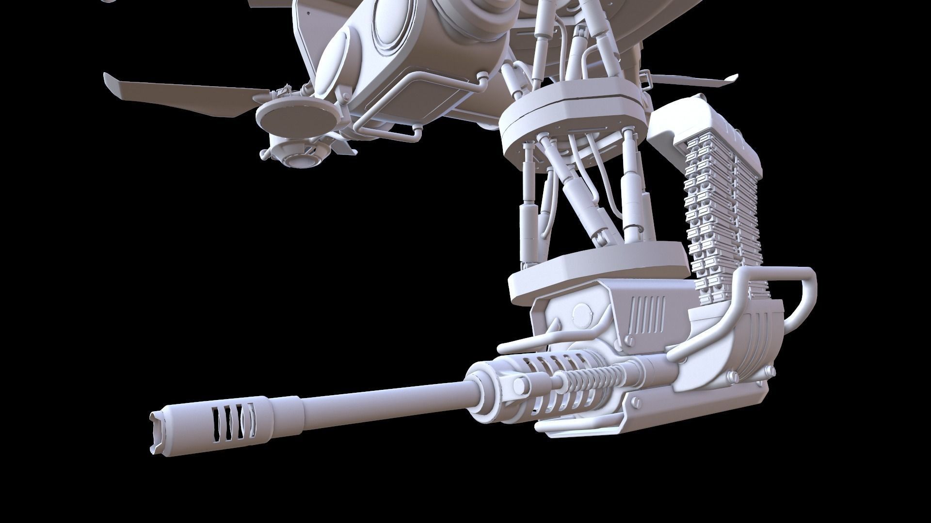 Drone Kitbash3d 3D model | CGTrader