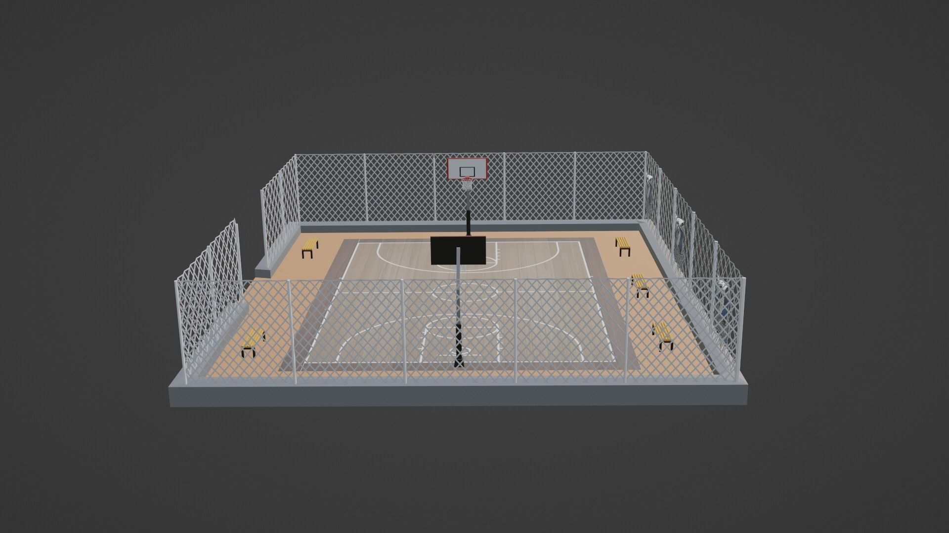 3D model Basketball Stadium - Dallas Mavericks VR / AR / low-poly ...