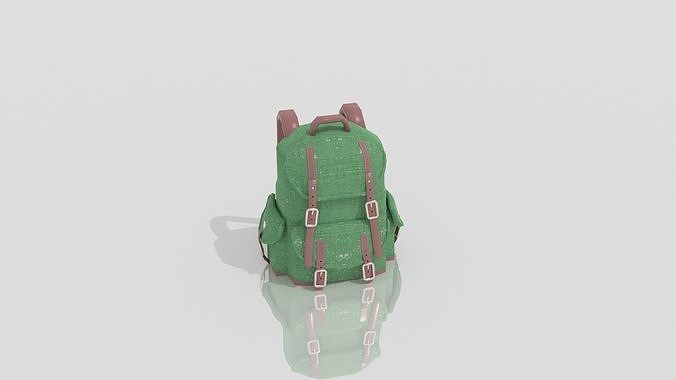 3D model Backpack VR / AR / low-poly | CGTrader
