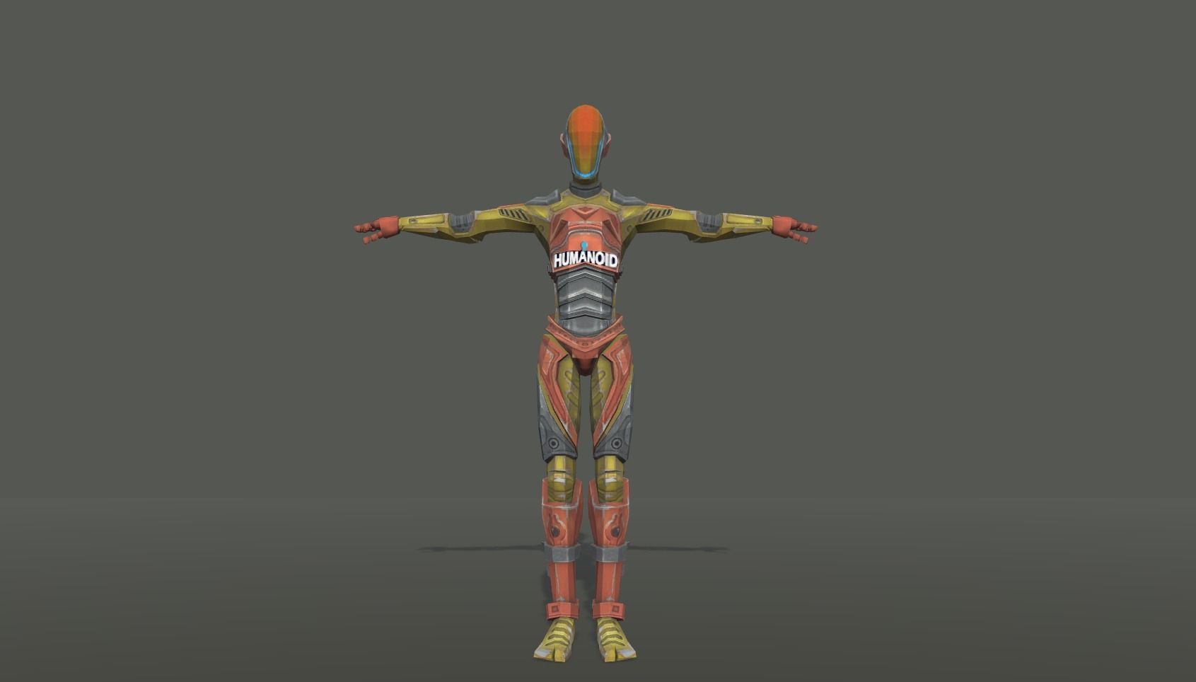 Humanoid Avatar Rig FREE free VR / AR / low-poly 3D model animated ...