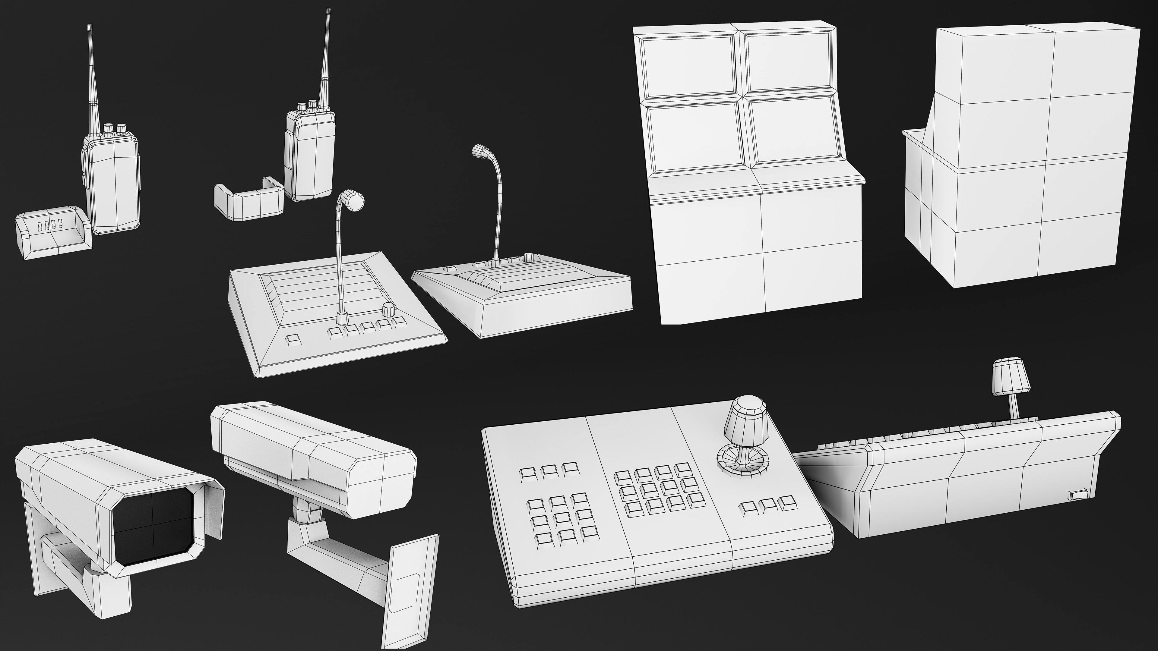 3D model Computer Terminal and Devices VR / AR / low-poly | CGTrader