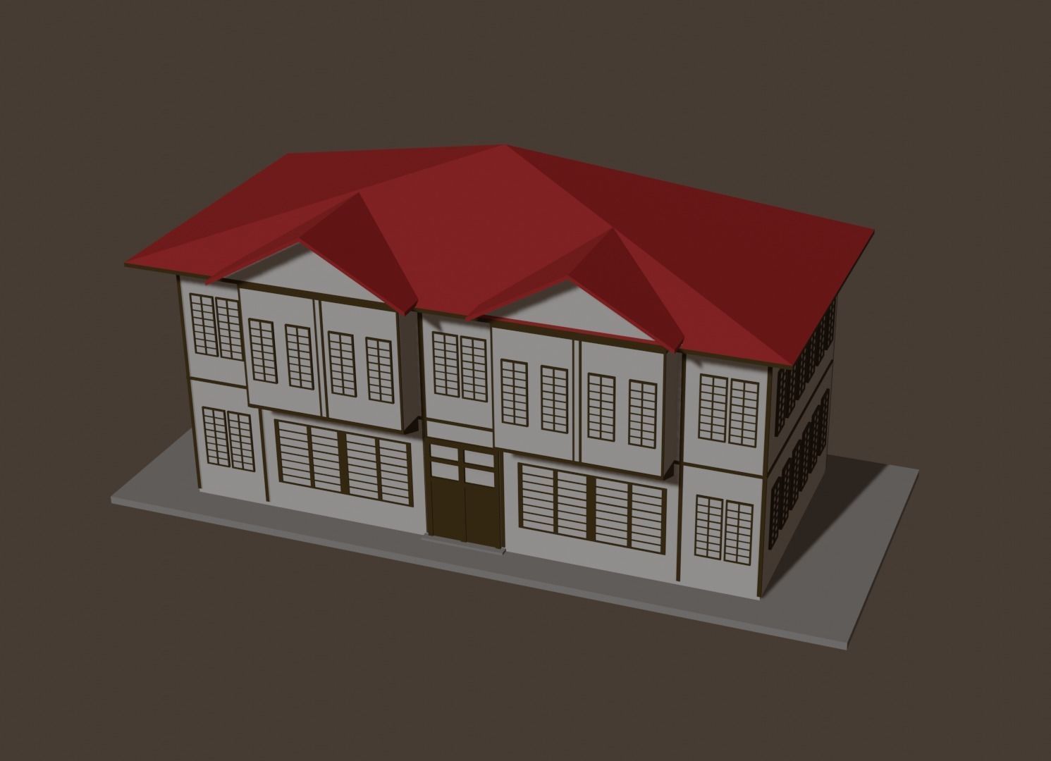Traditional house 3D model | CGTrader