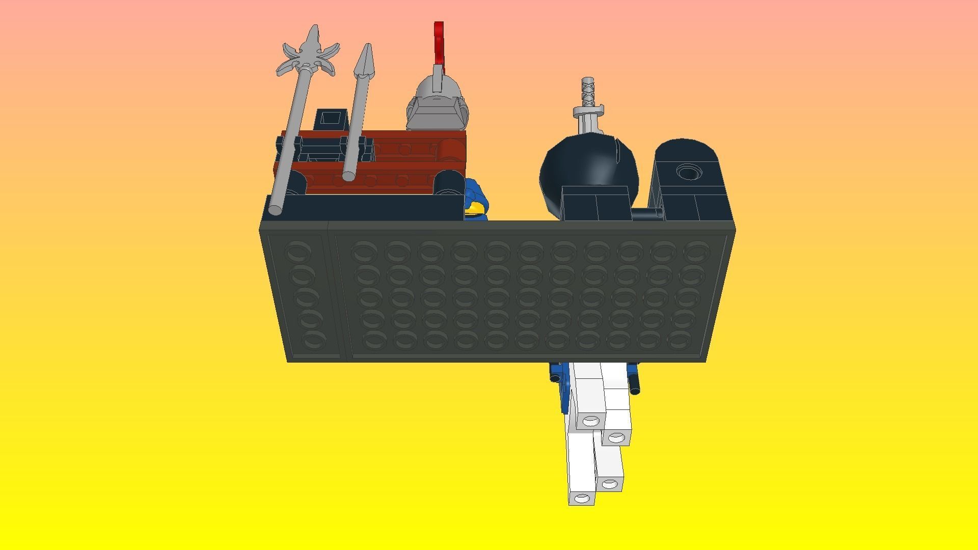 Lego Smithy Model 1013 3D model | CGTrader