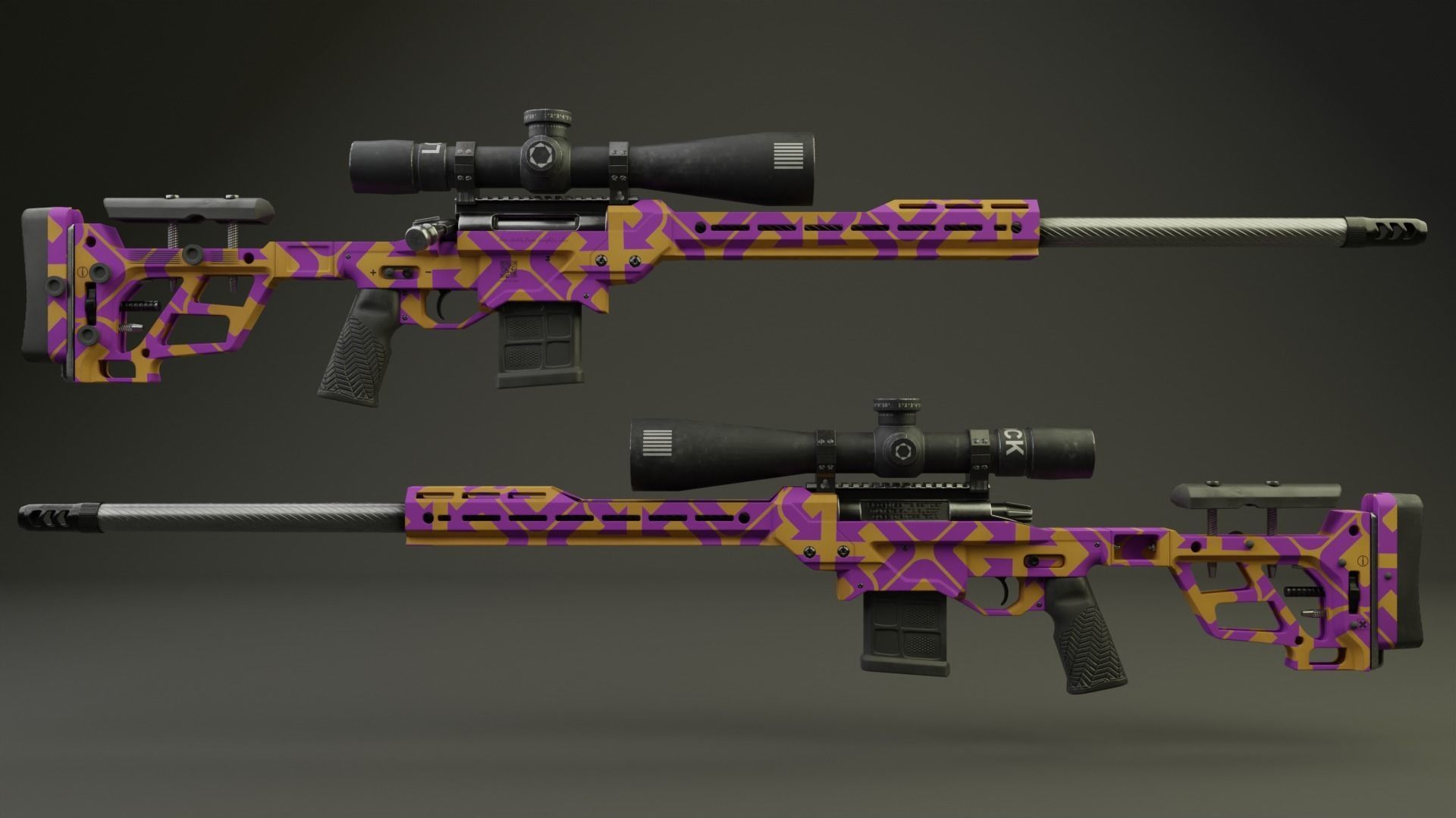 3D model Rifle DELTA 5 PRO VR / AR / low-poly | CGTrader