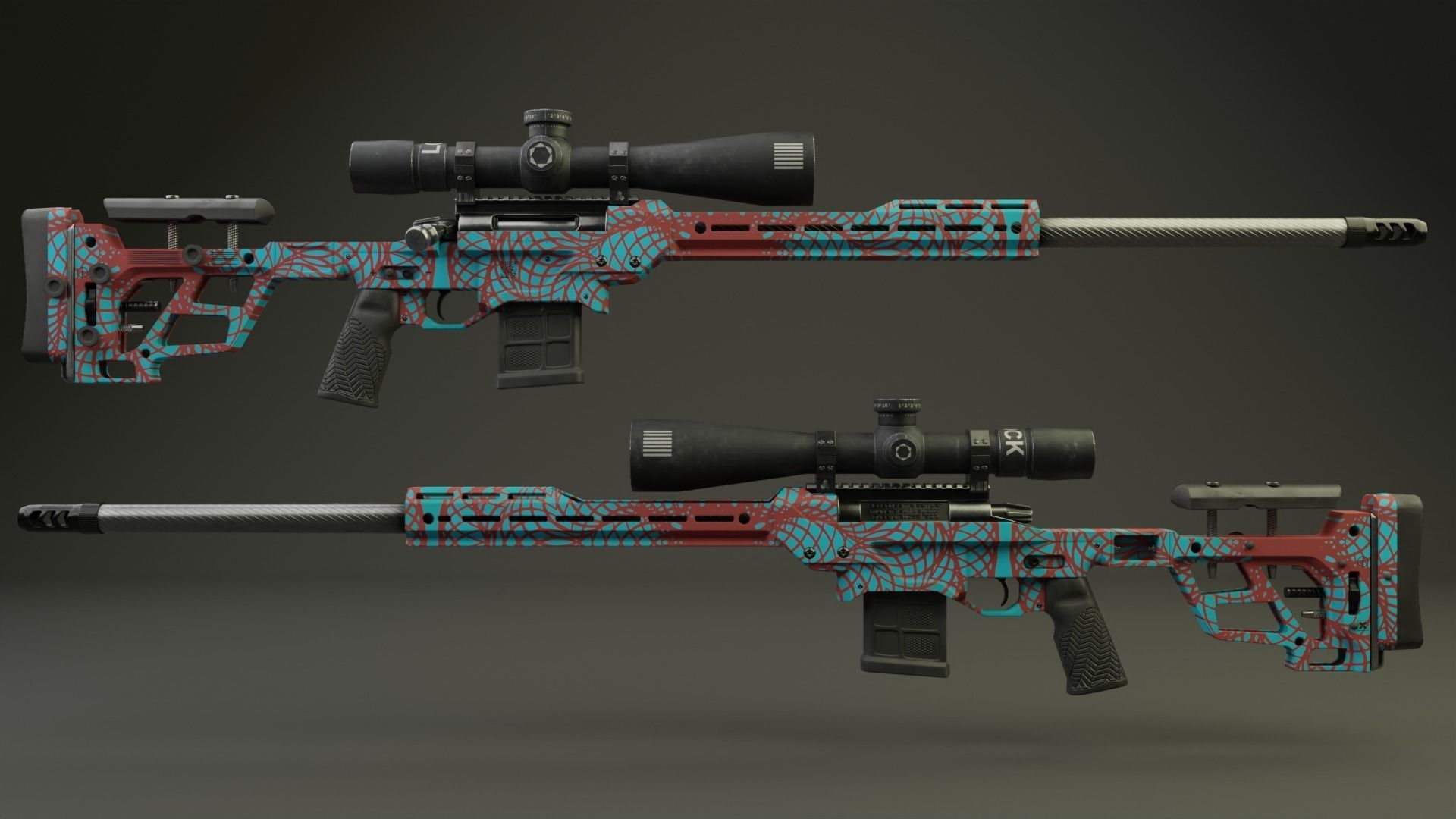 3D model Rifle DELTA 5 PRO VR / AR / low-poly | CGTrader