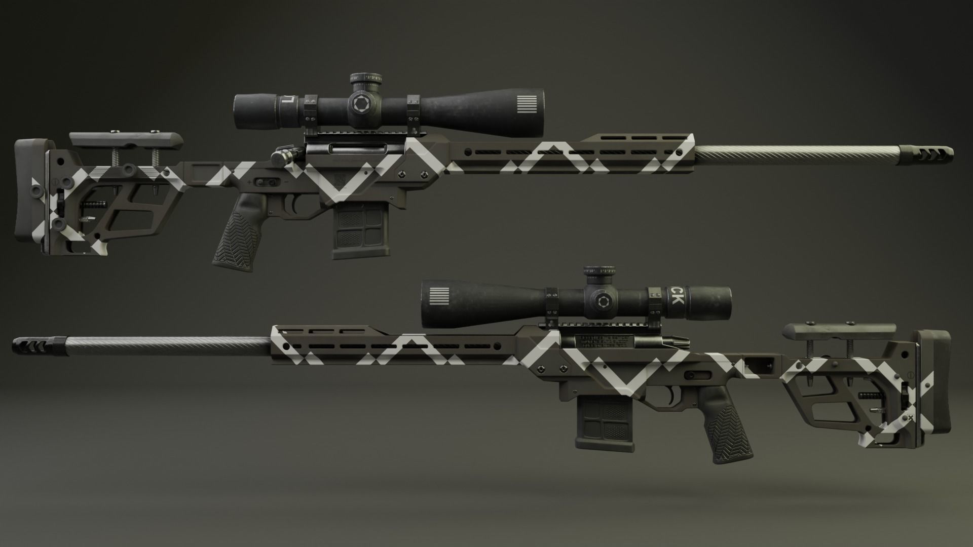 3D model Rifle DELTA 5 PRO VR / AR / low-poly | CGTrader