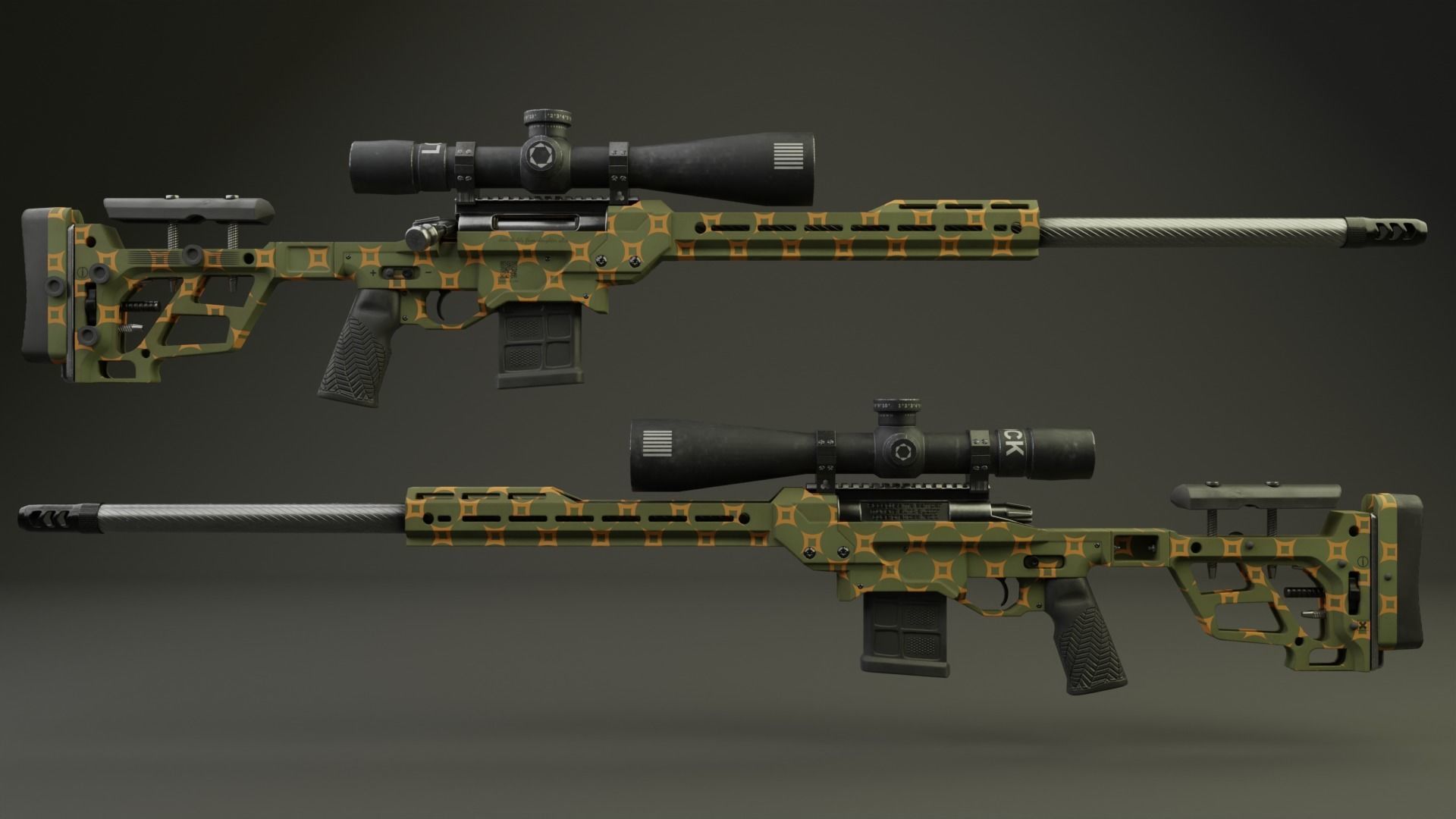 3D model Rifle DELTA 5 PRO VR / AR / low-poly | CGTrader