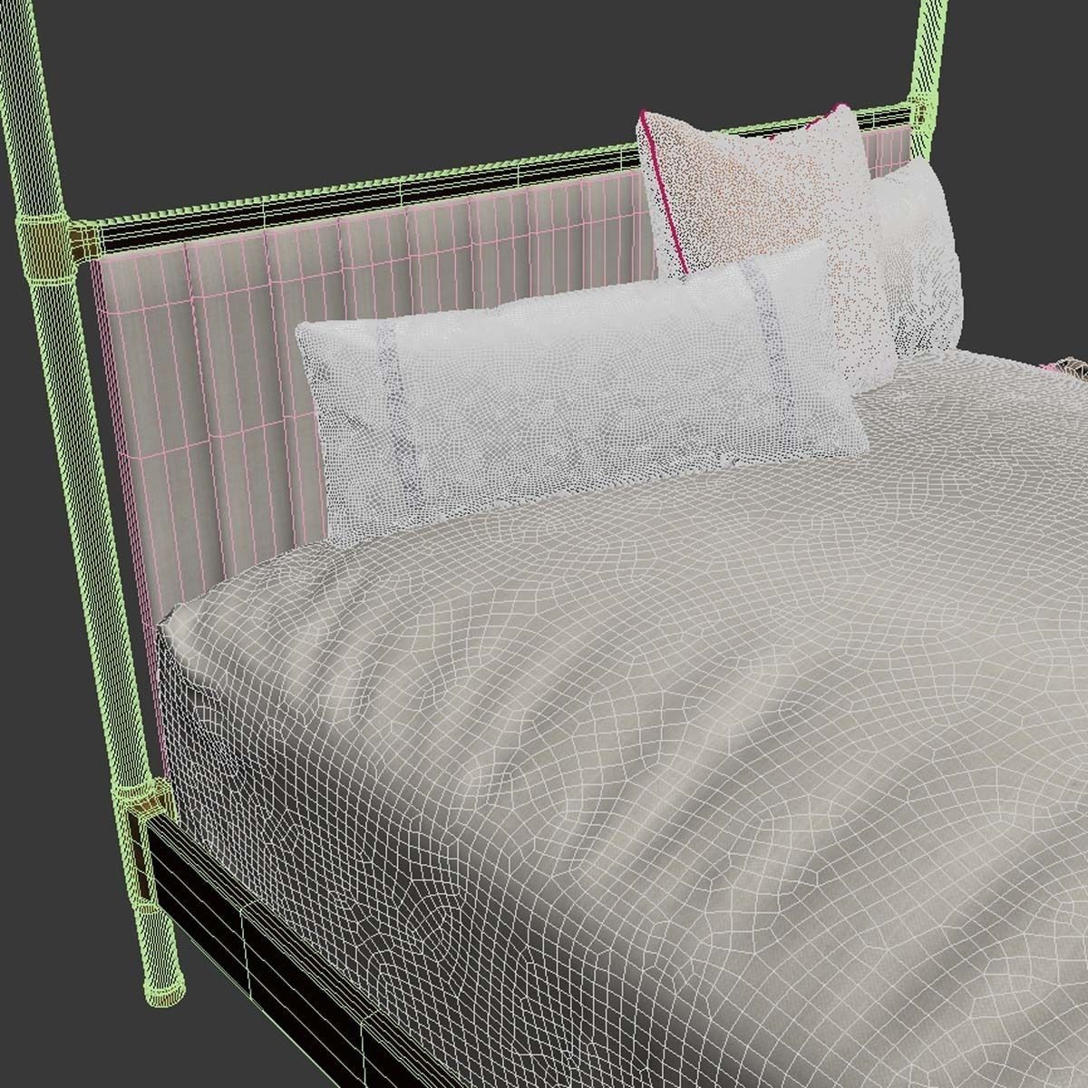 Gregorius Pineo Orsay bed 3D model | CGTrader