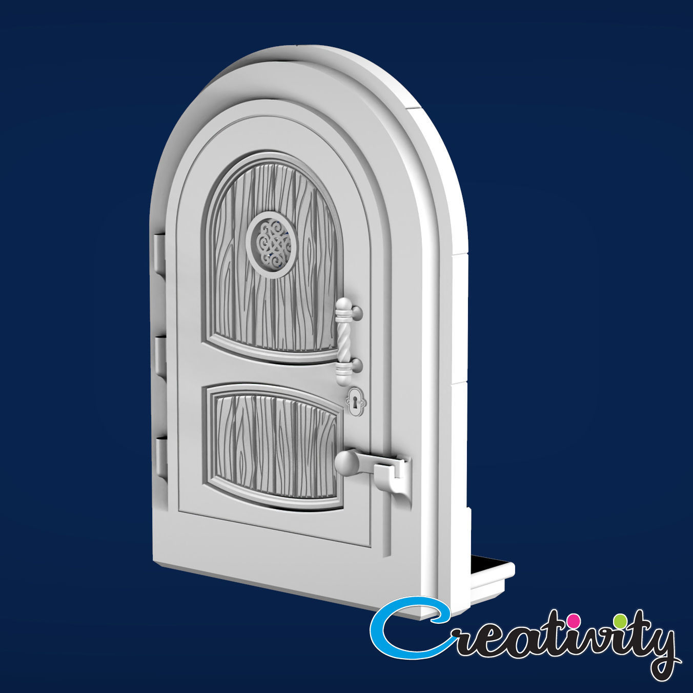 House doors 3D model 3D printable | CGTrader