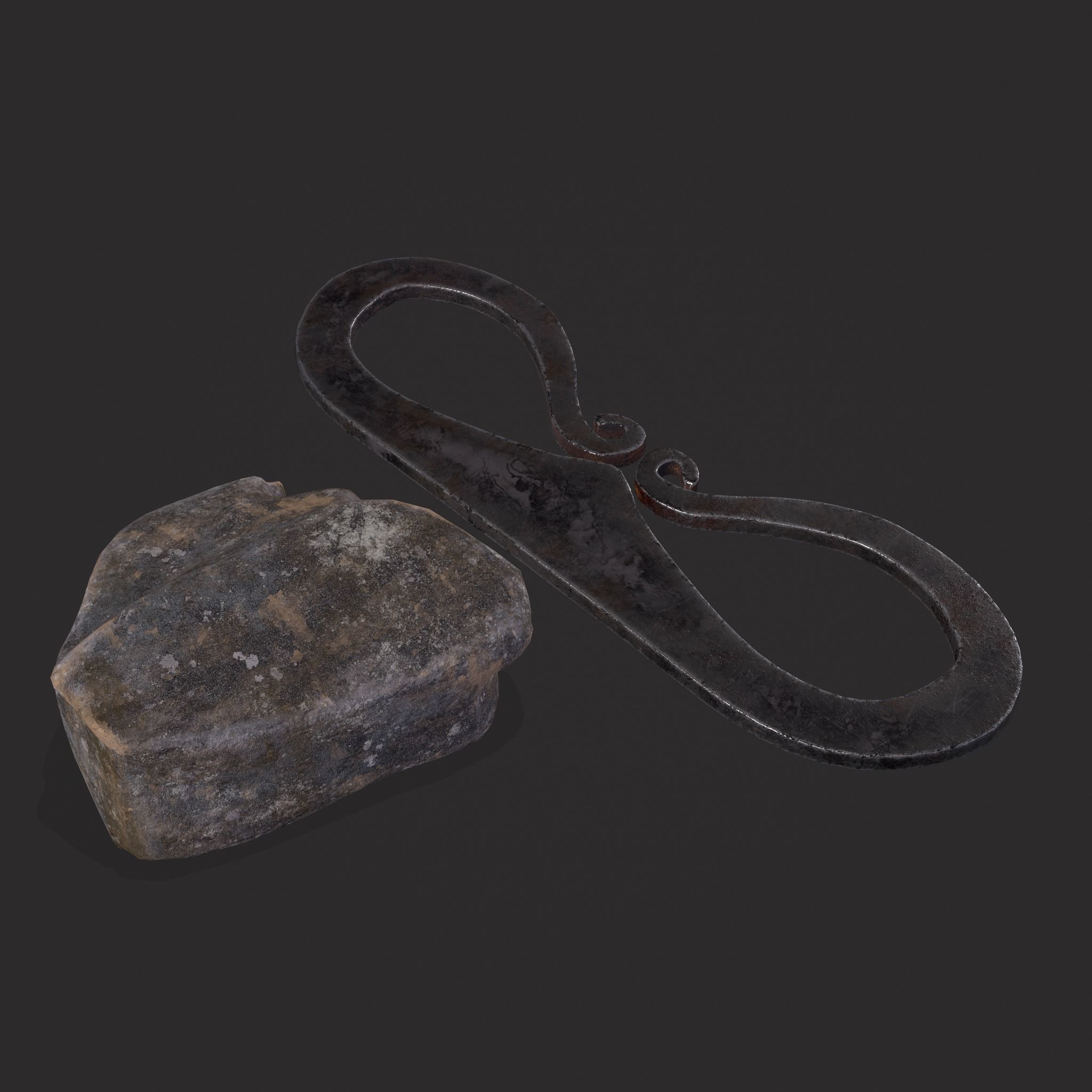 3D model Medieval Flint and Striker VR / AR / low-poly | CGTrader