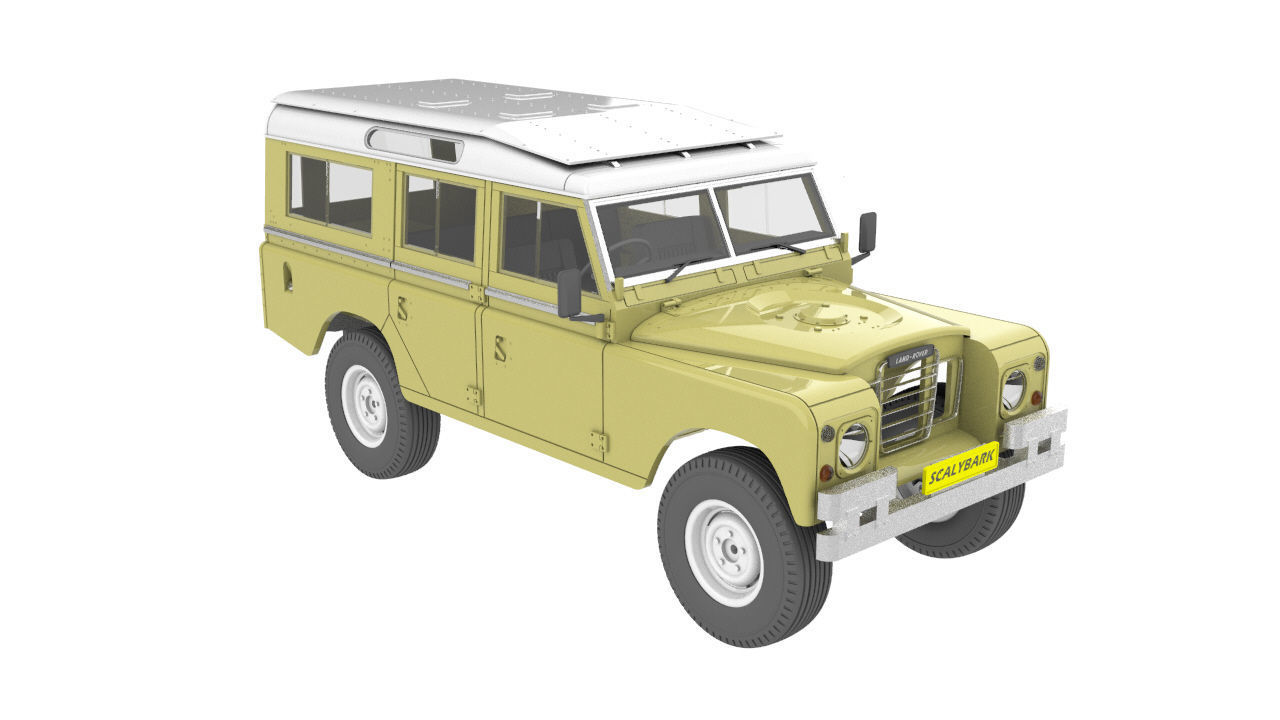 Land Rover 3series Wagon for 1 to 10 rc 3D print model 3D model 3D ...