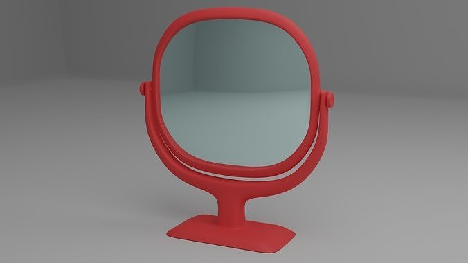 Table mirror 3D model | CGTrader