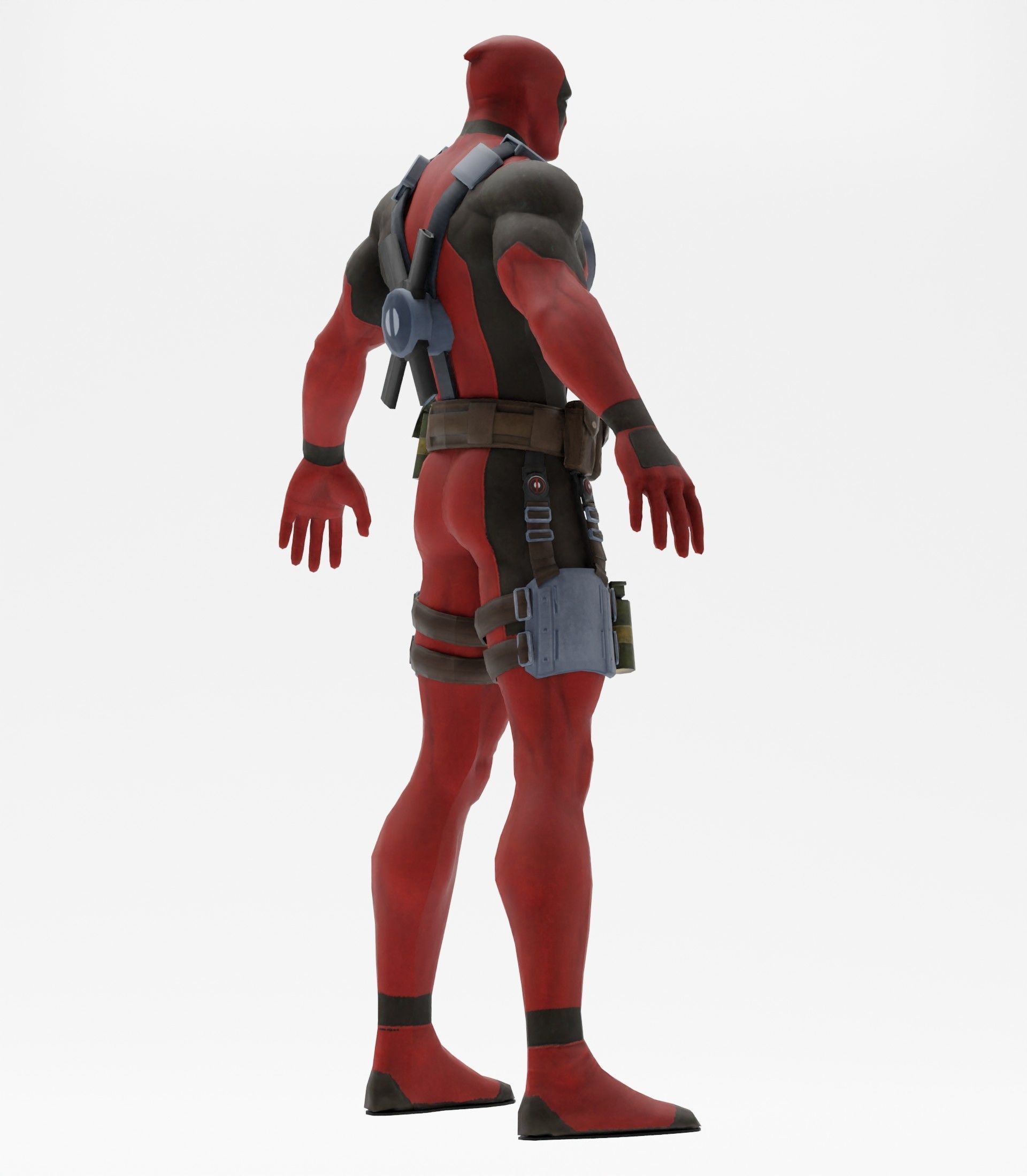 Wade Wilson Deadpool 3D model rigged | CGTrader