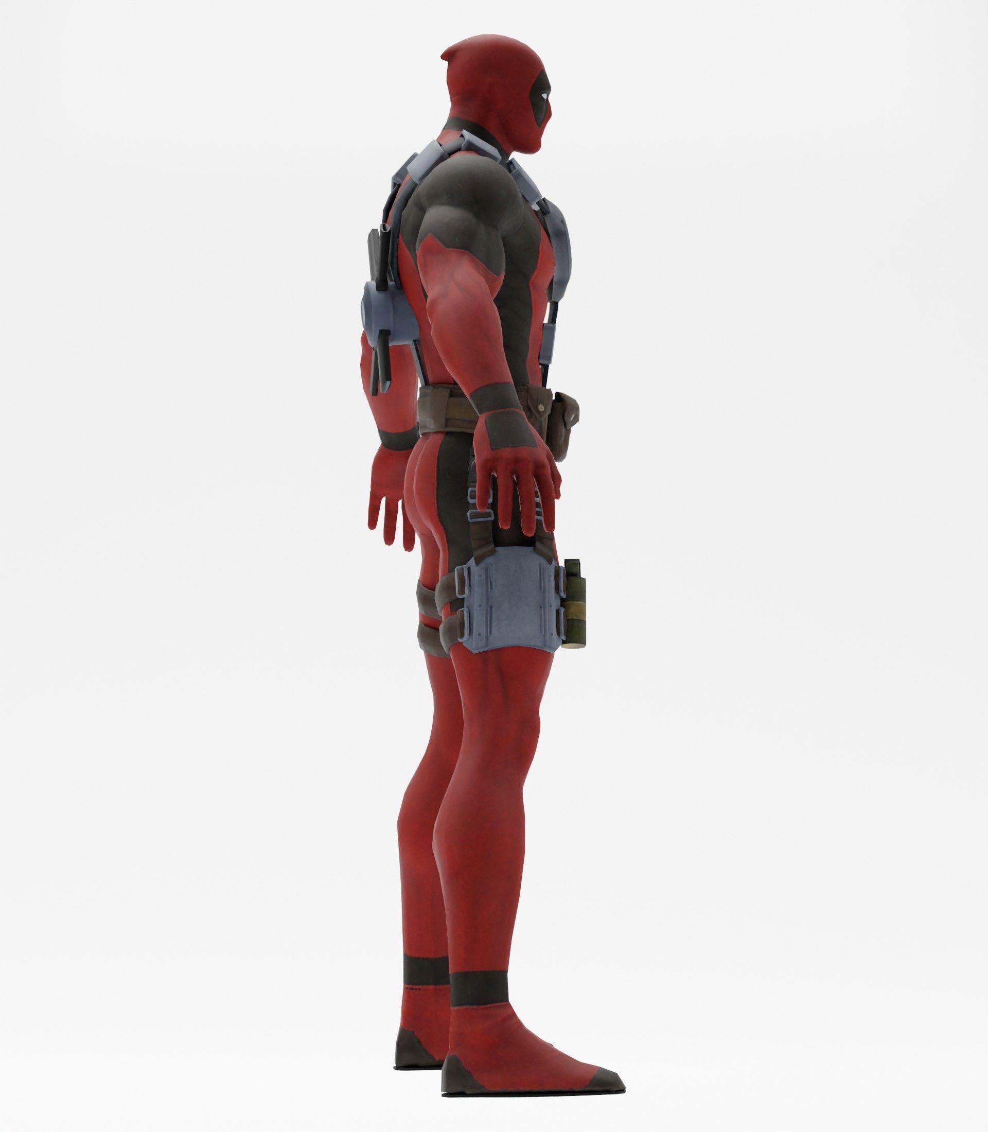 Wade Wilson Deadpool 3D model rigged | CGTrader