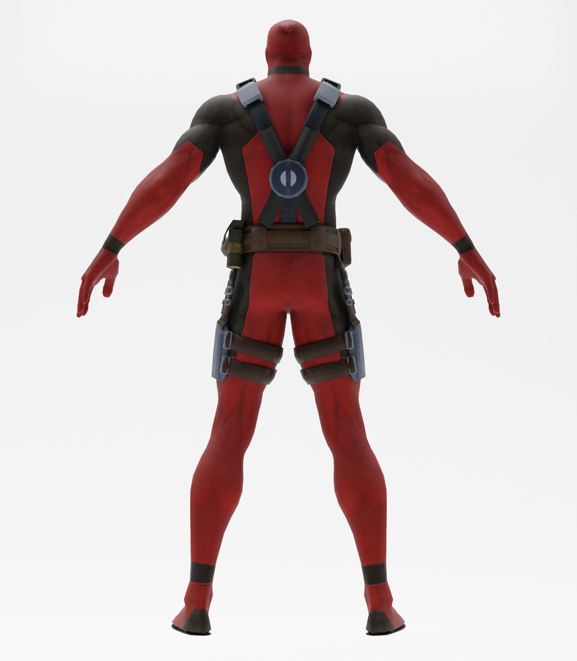 Wade Wilson Deadpool 3D model rigged | CGTrader