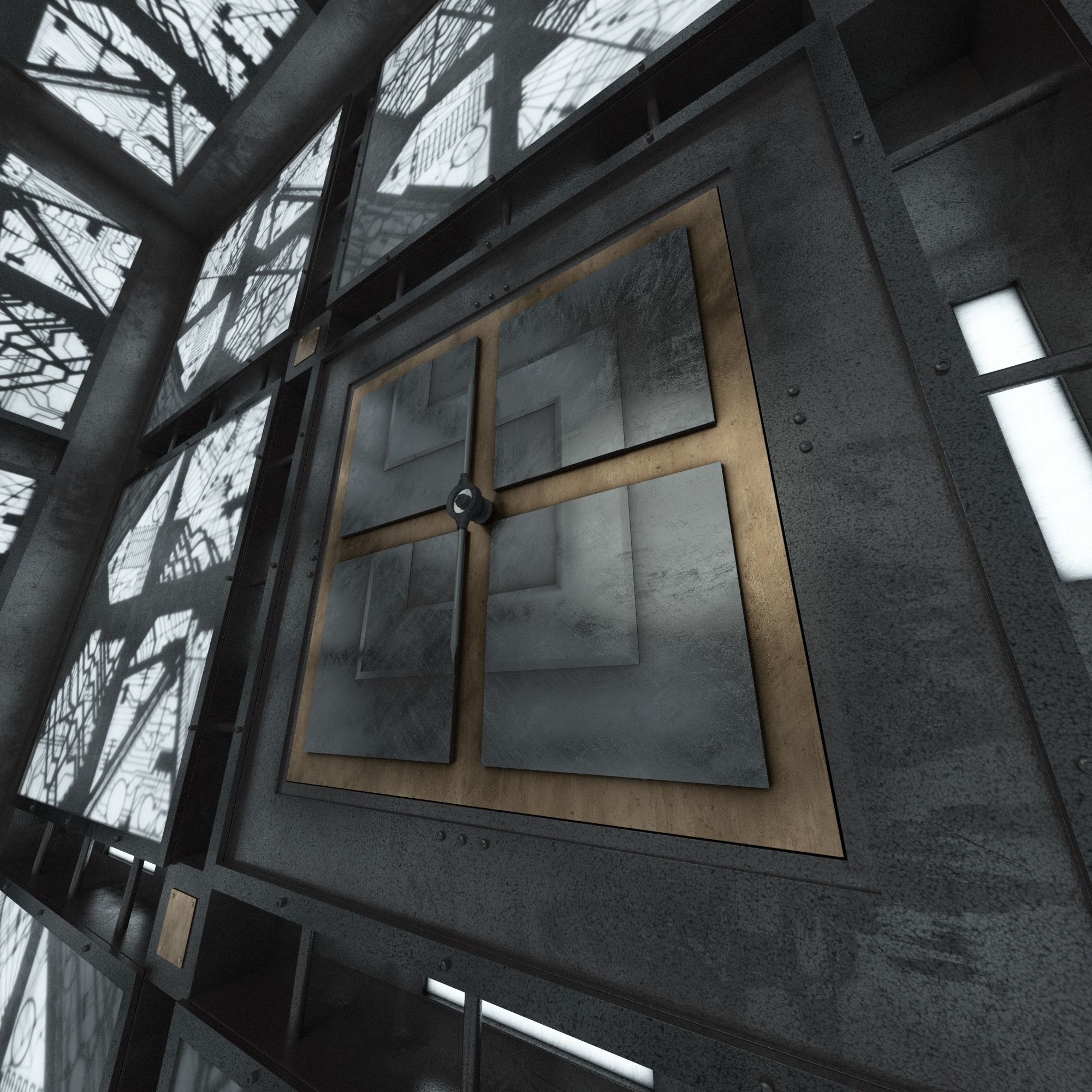 High Fidelity Cube 1997 Film Set - C4D Octane 3D model | CGTrader