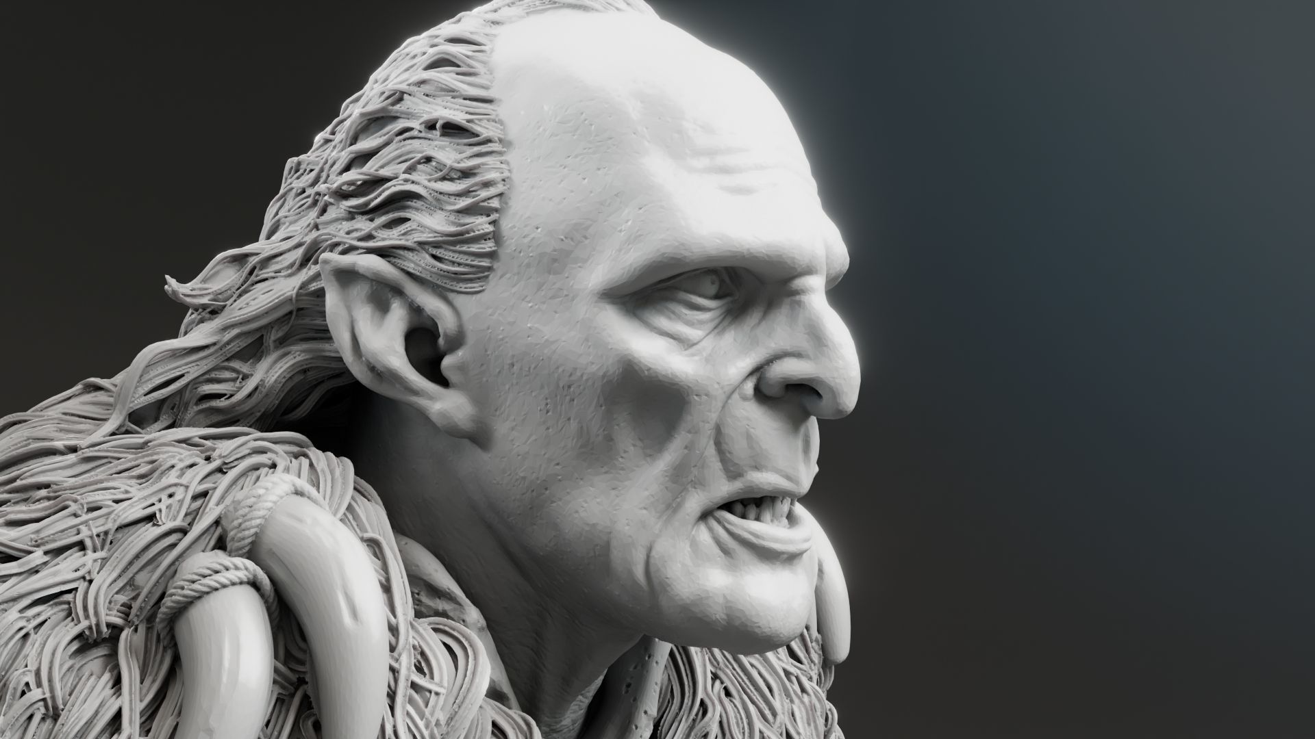 Stephen Ure - Grishnakh - The Lord of the Rings 3D model 3D printable | CGTrader