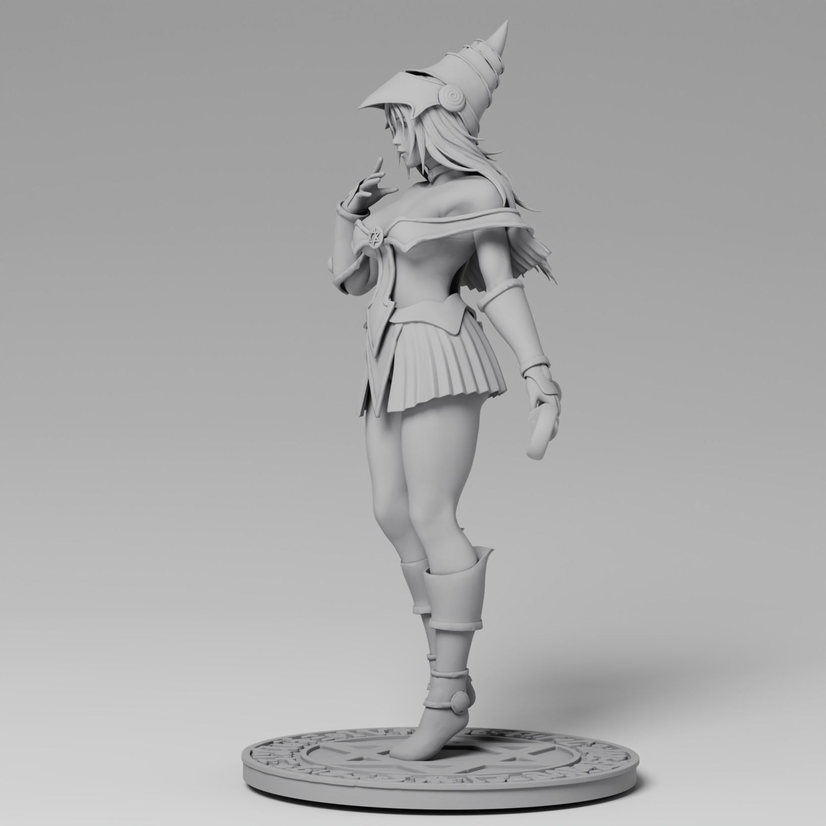 Beautiful Witch 3D model 3D printable | CGTrader