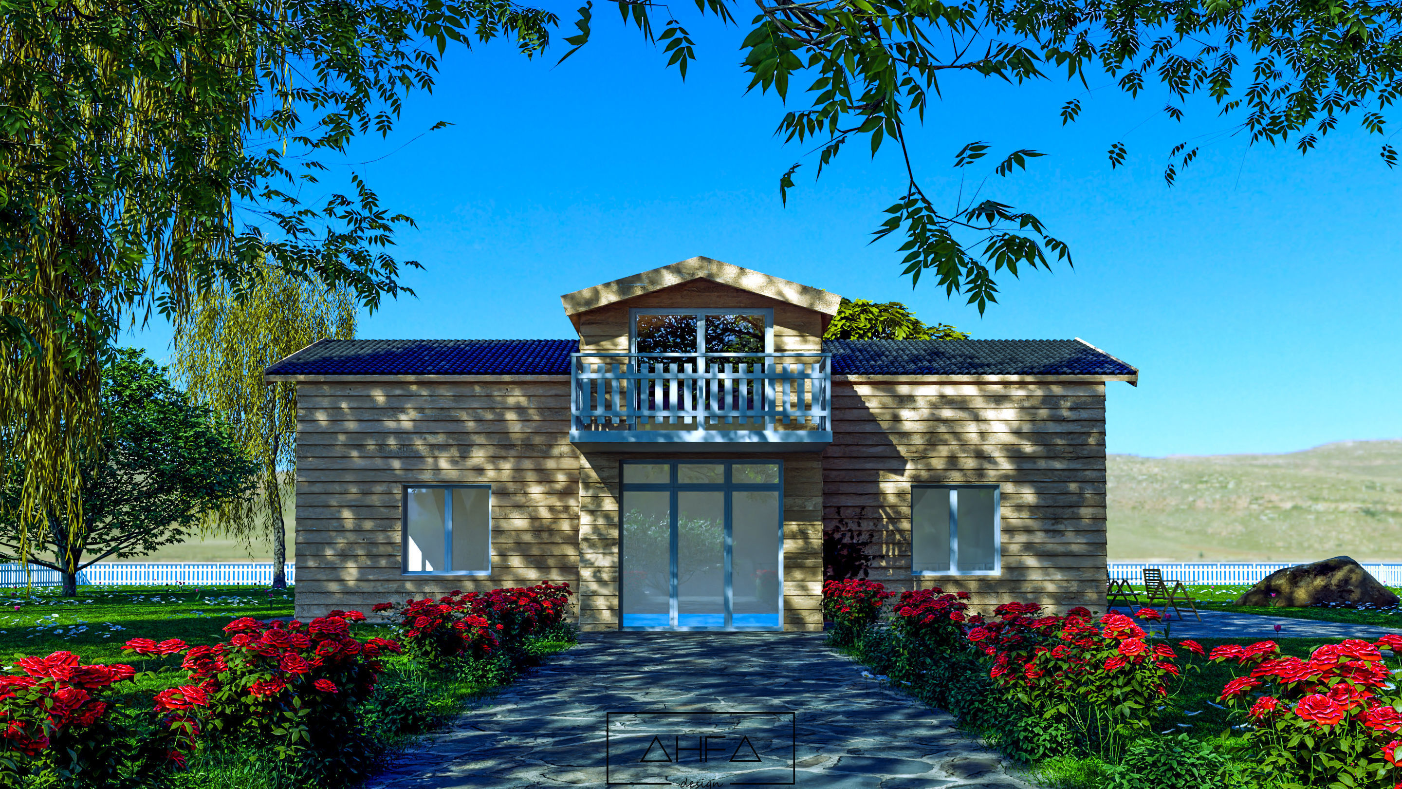 Blender Wooden House 3D model | CGTrader