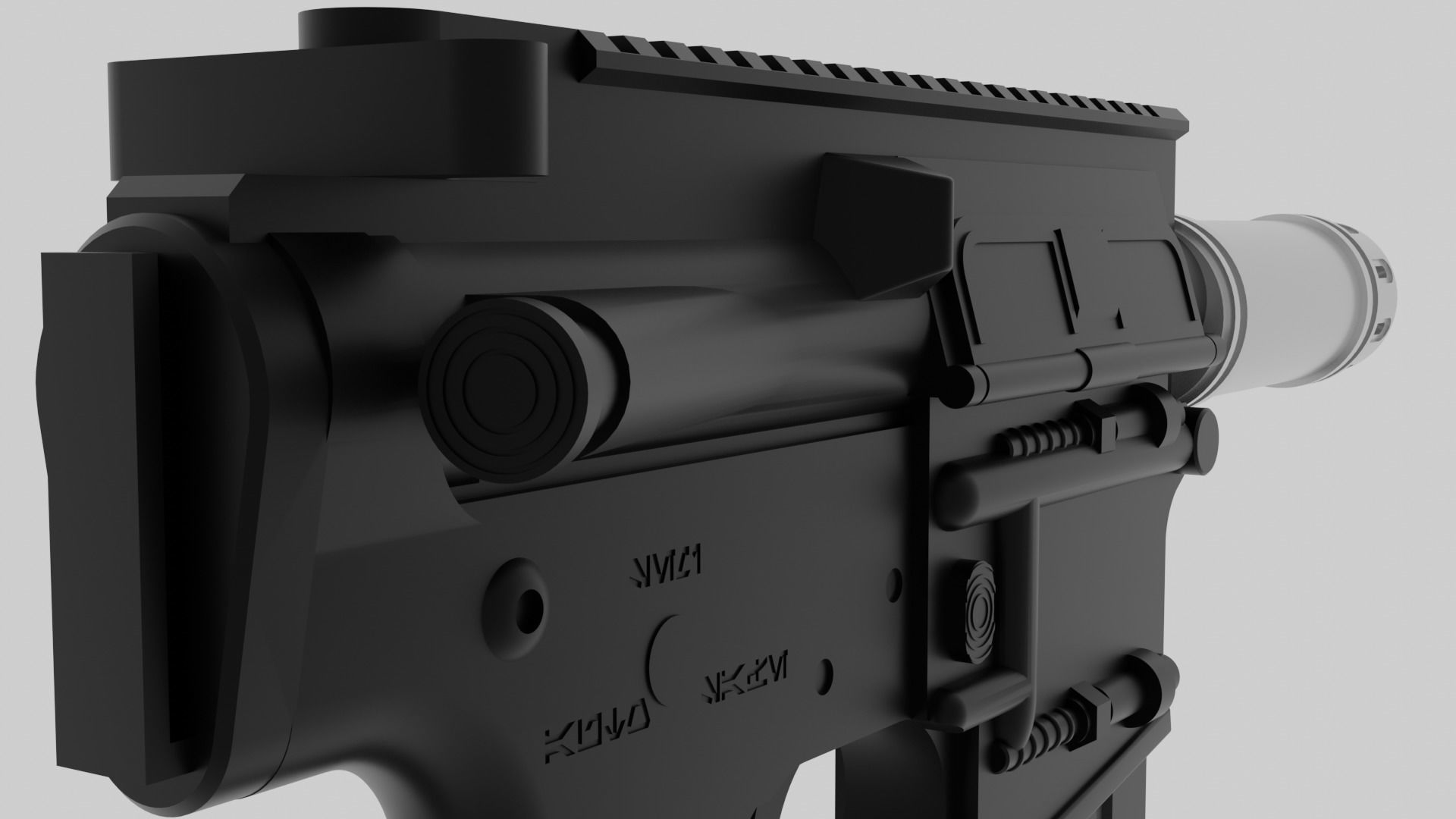 A280 CFE Heavy Blaster Pistol 3D model | CGTrader