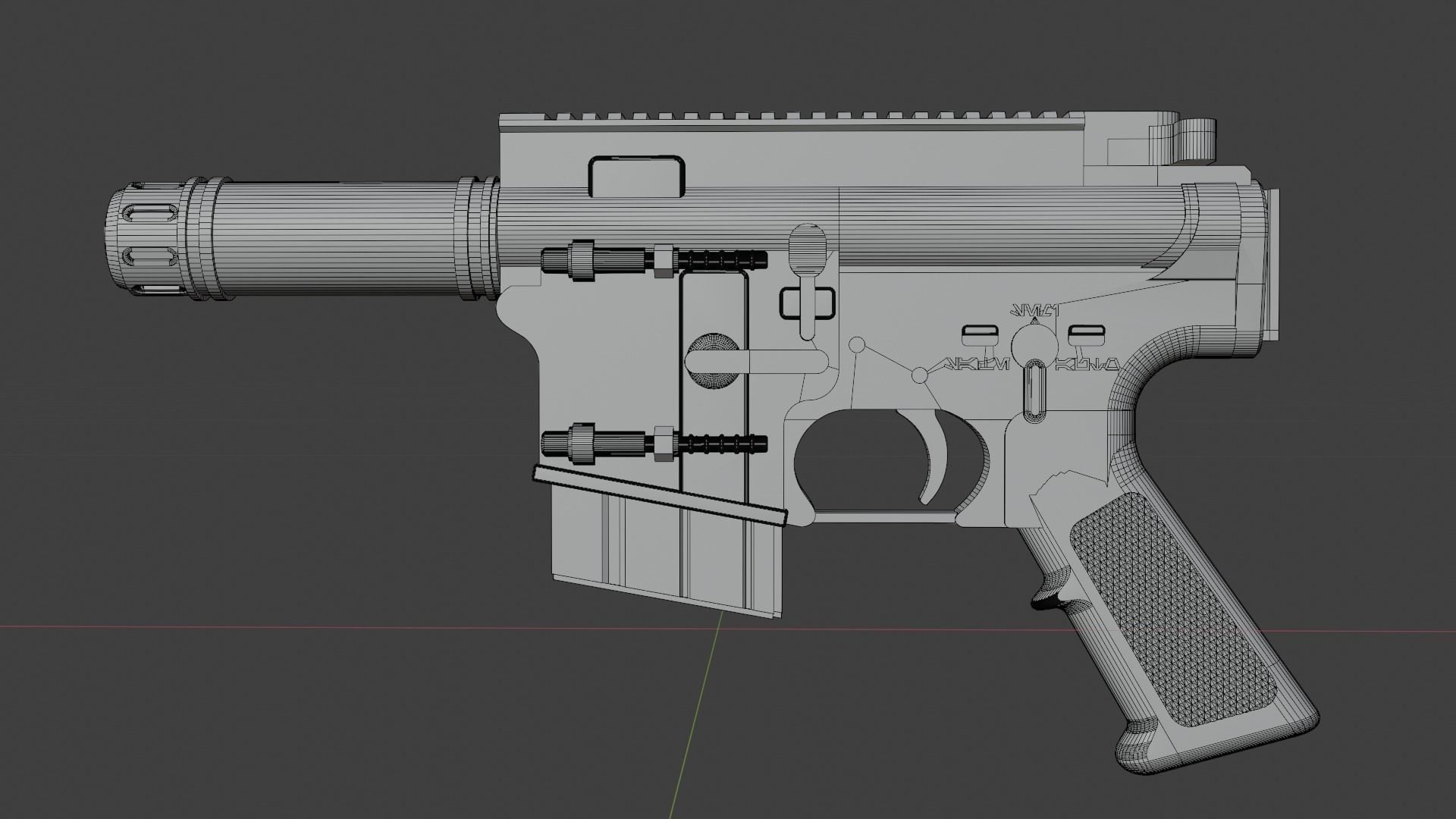 A280 CFE Heavy Blaster Pistol 3D model | CGTrader