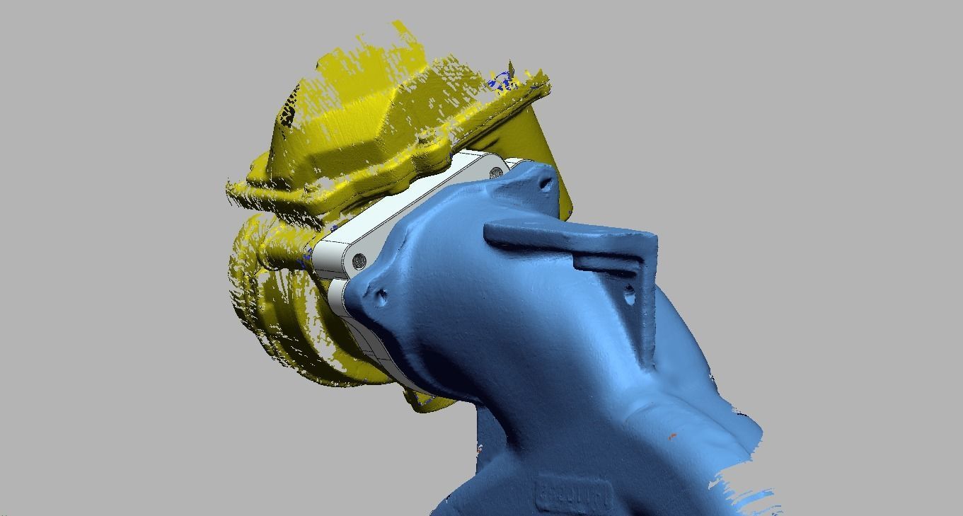 Intake Manifold Flange 1 9TDI 3D model 3D printable | CGTrader