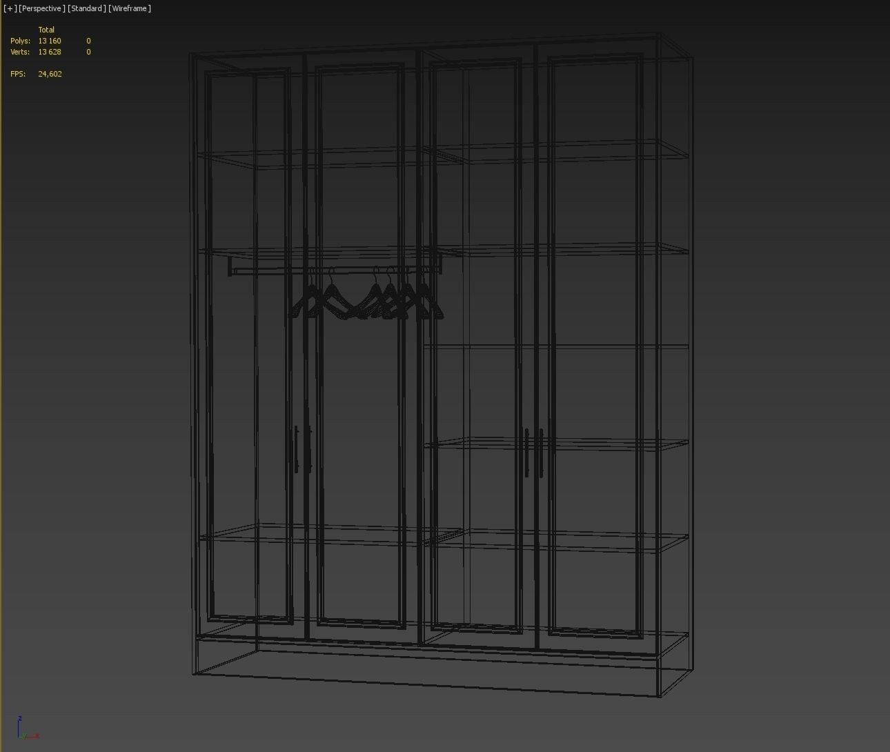 Wardrobe 006 3D model | CGTrader