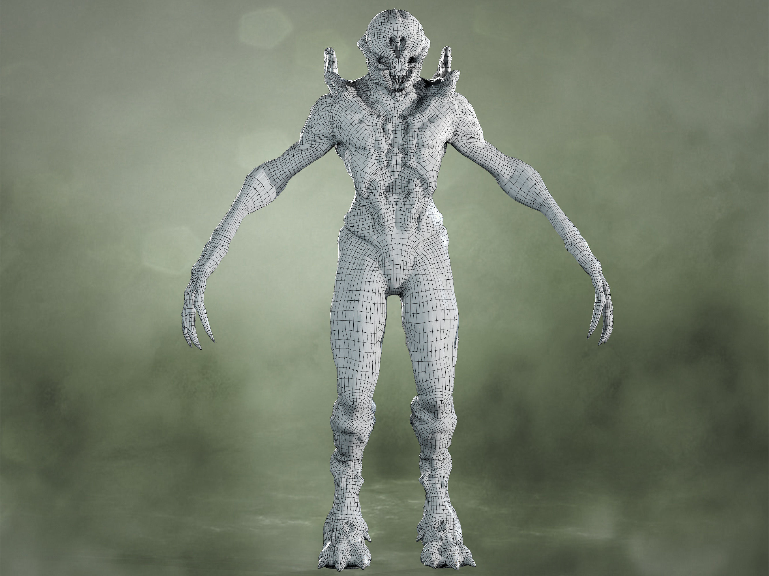 3D model River Ghost from Predators VR / AR / low-poly rigged | CGTrader