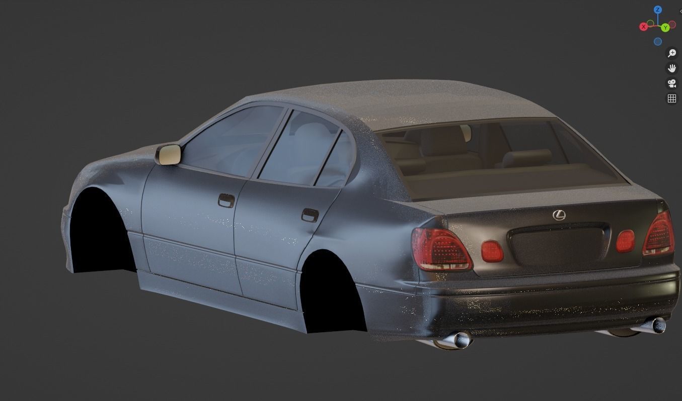 3D model Lexus GS300 JZS161 VR / AR / low-poly | CGTrader