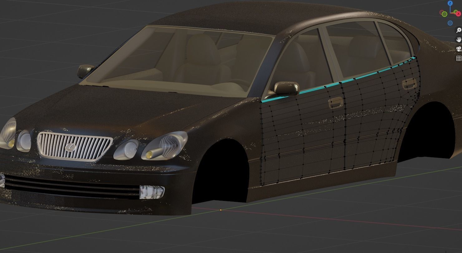 3D model Lexus GS300 JZS161 VR / AR / low-poly | CGTrader