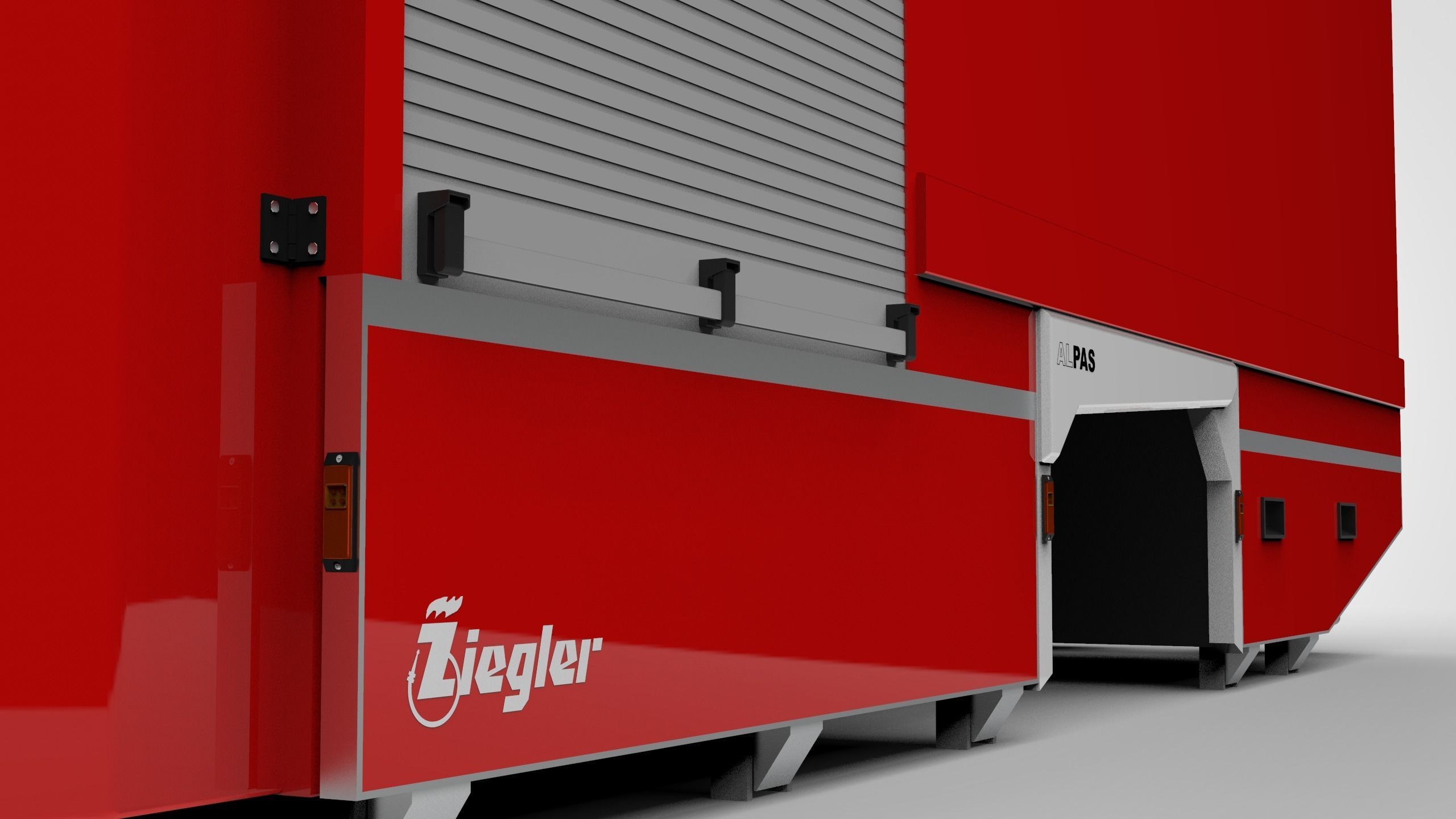 Ziegler Alpas 3rd Gen GW - Logistik Back Construction 3D model | CGTrader