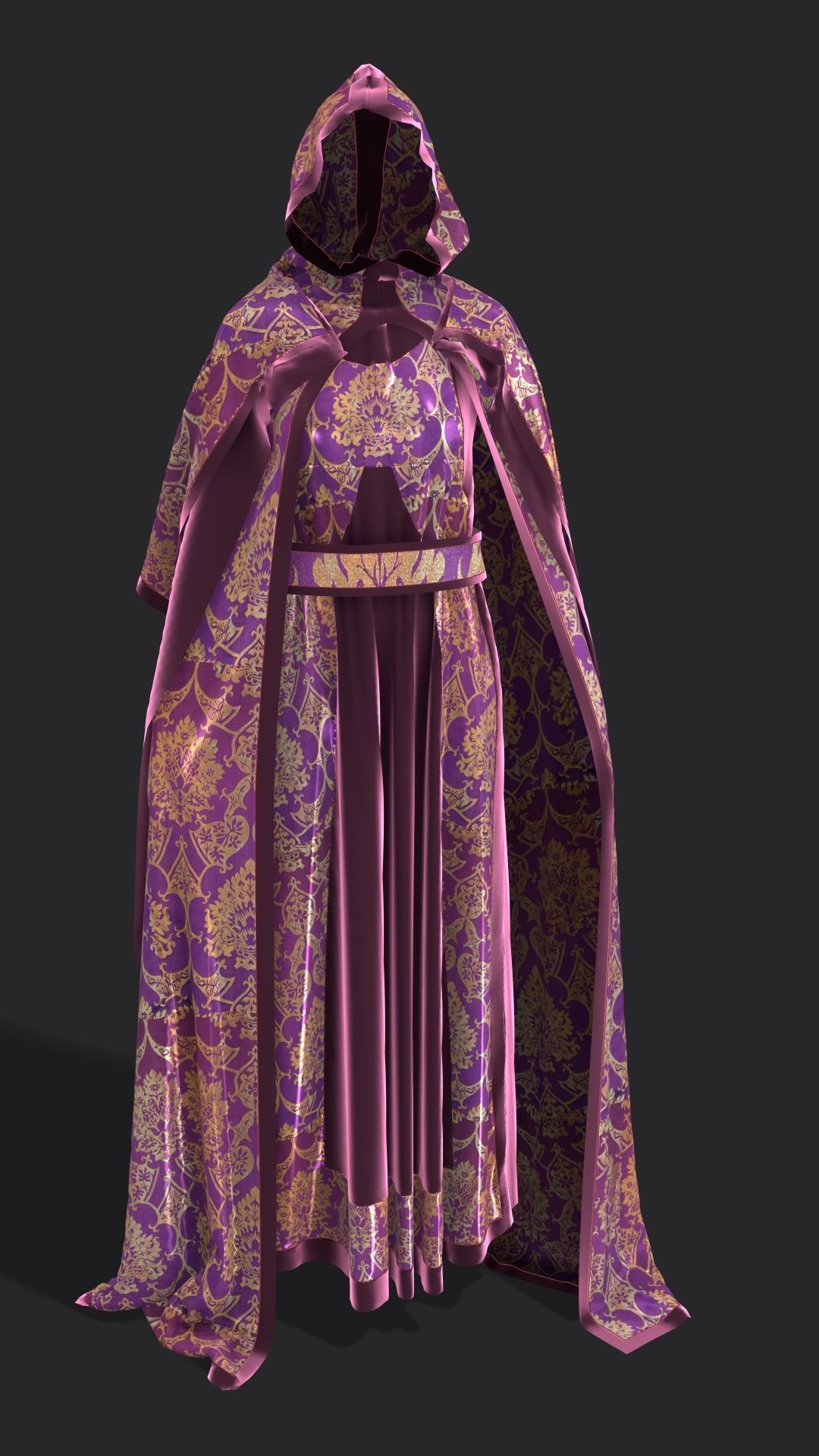 3D model Royal Mage Robe VR / AR / low-poly | CGTrader