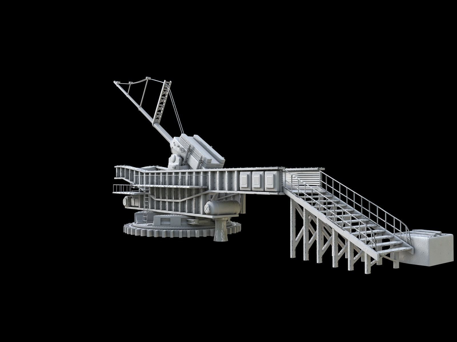 Paris Gun 1918 3D model | CGTrader