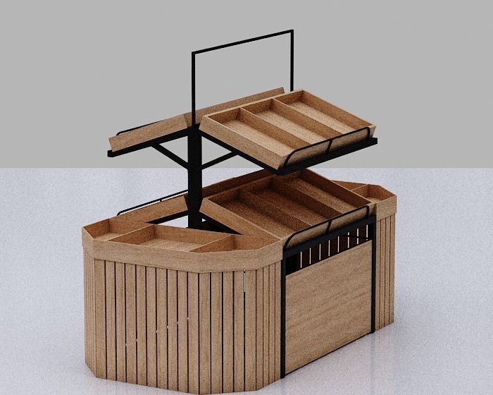 3D model Stall models VR / AR / low-poly | CGTrader