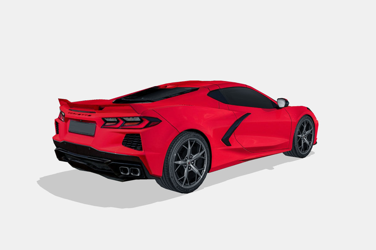 3D model Chevrolet Corvette C8 Stingray 2021 VR / AR / low-poly | CGTrader
