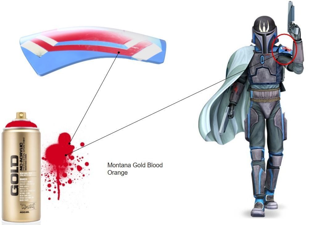 Star Wars TCW S2 - Pre Vizsla and Deathwatch Shoulder Armor 3D model 3D ...