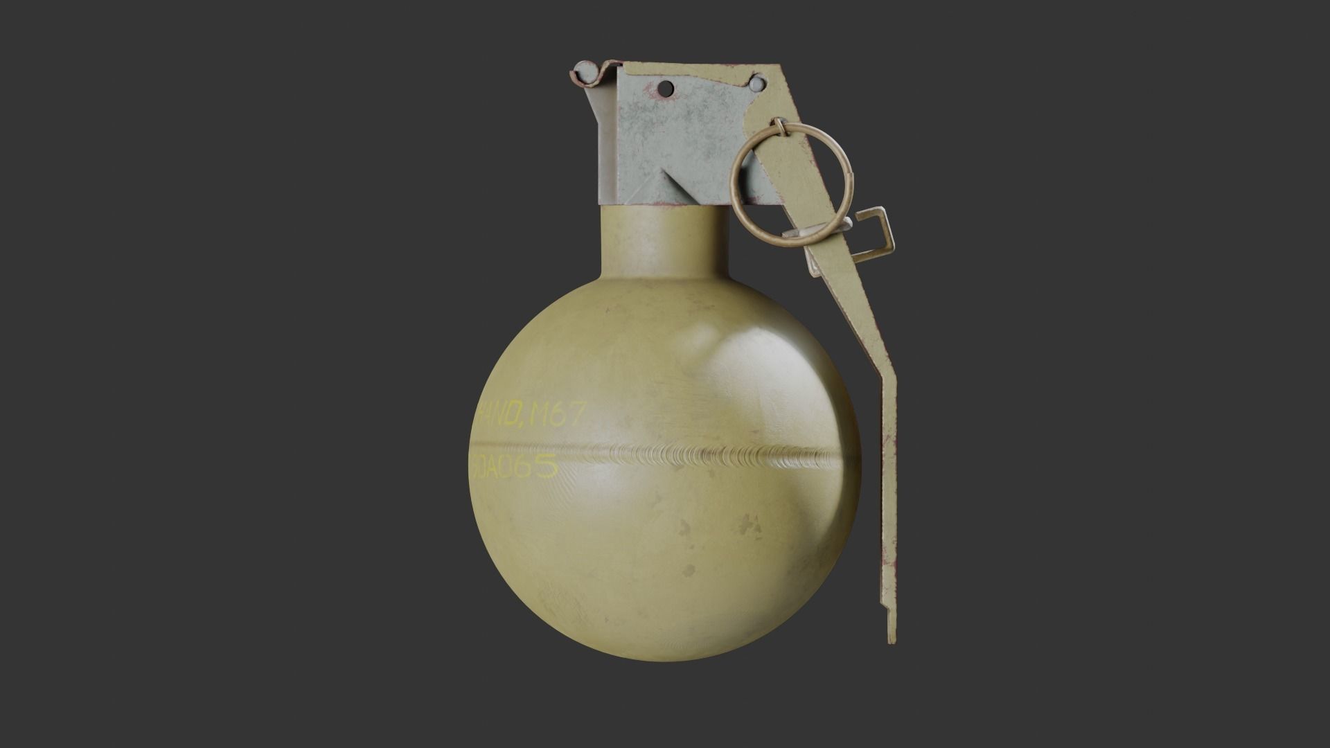3D model M67 Grenade VR / AR / low-poly | CGTrader