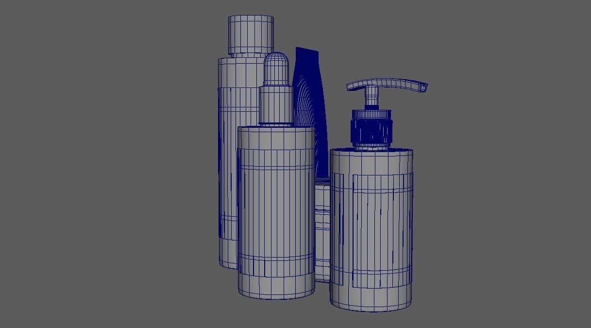 Skin Care Products 3D model | CGTrader